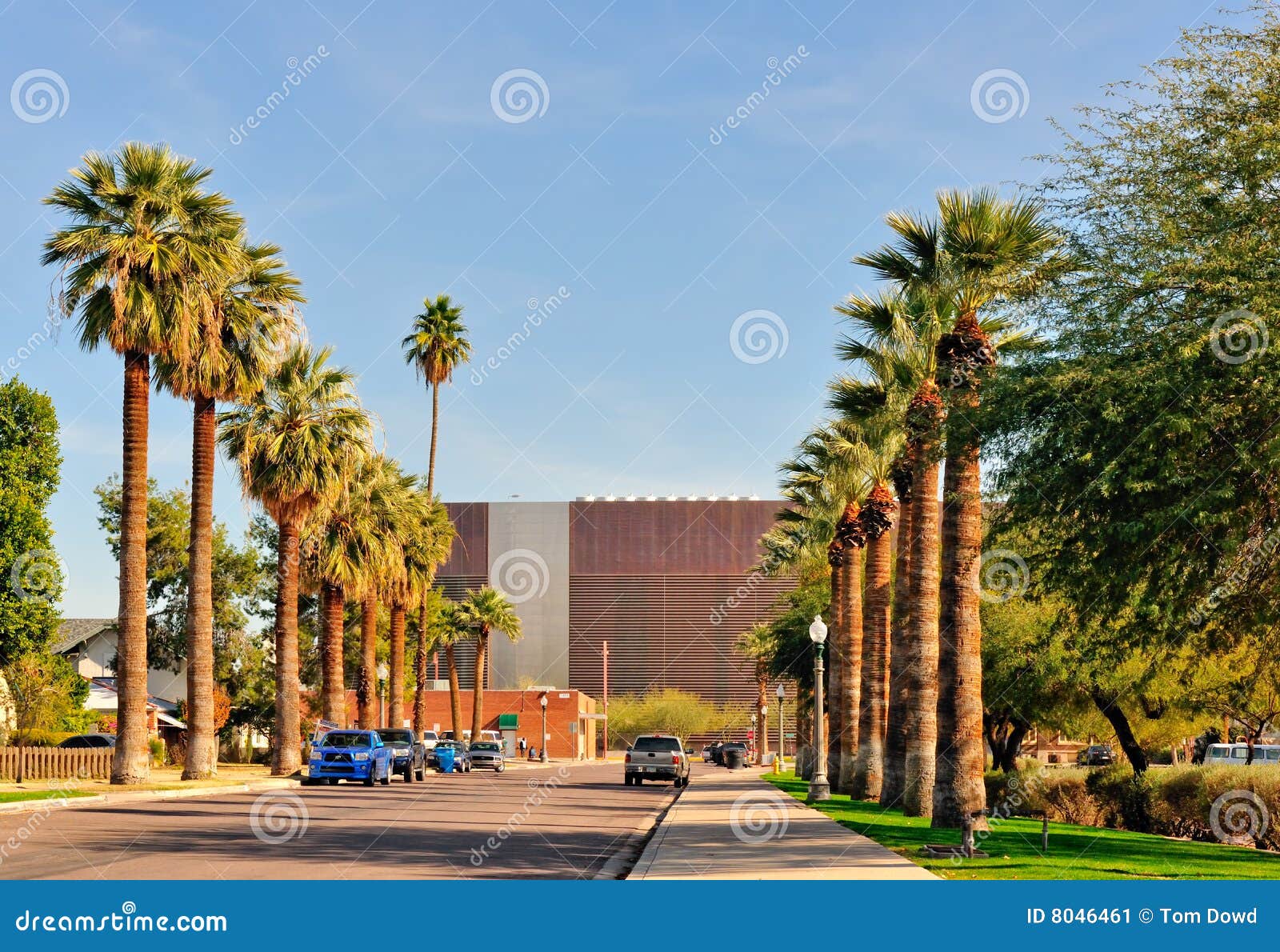 Downtown Phoenix Urban Scene Stock Image - Image of outdoor, nature ...