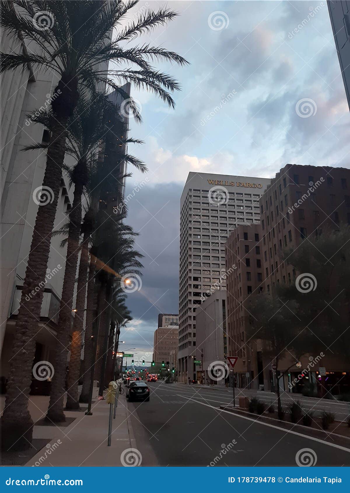 Downtown Phx Az editorial stock photo. Image of tower - 178739478