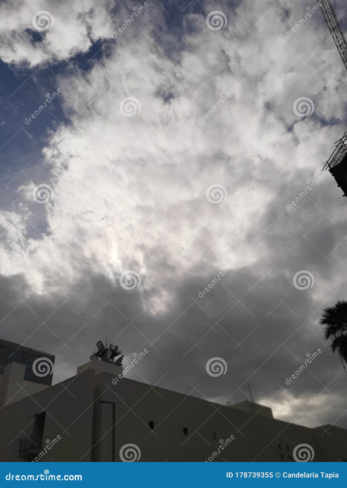 Downtown Phx Az stock image. Image of monochrome, evening - 178739355