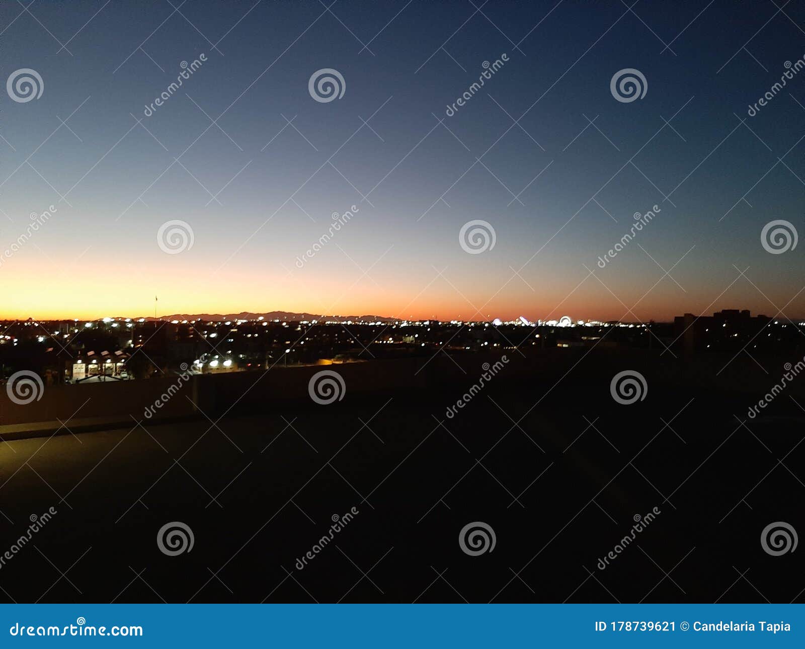 Downtown Phx Az stock image. Image of darkness, night - 178739621
