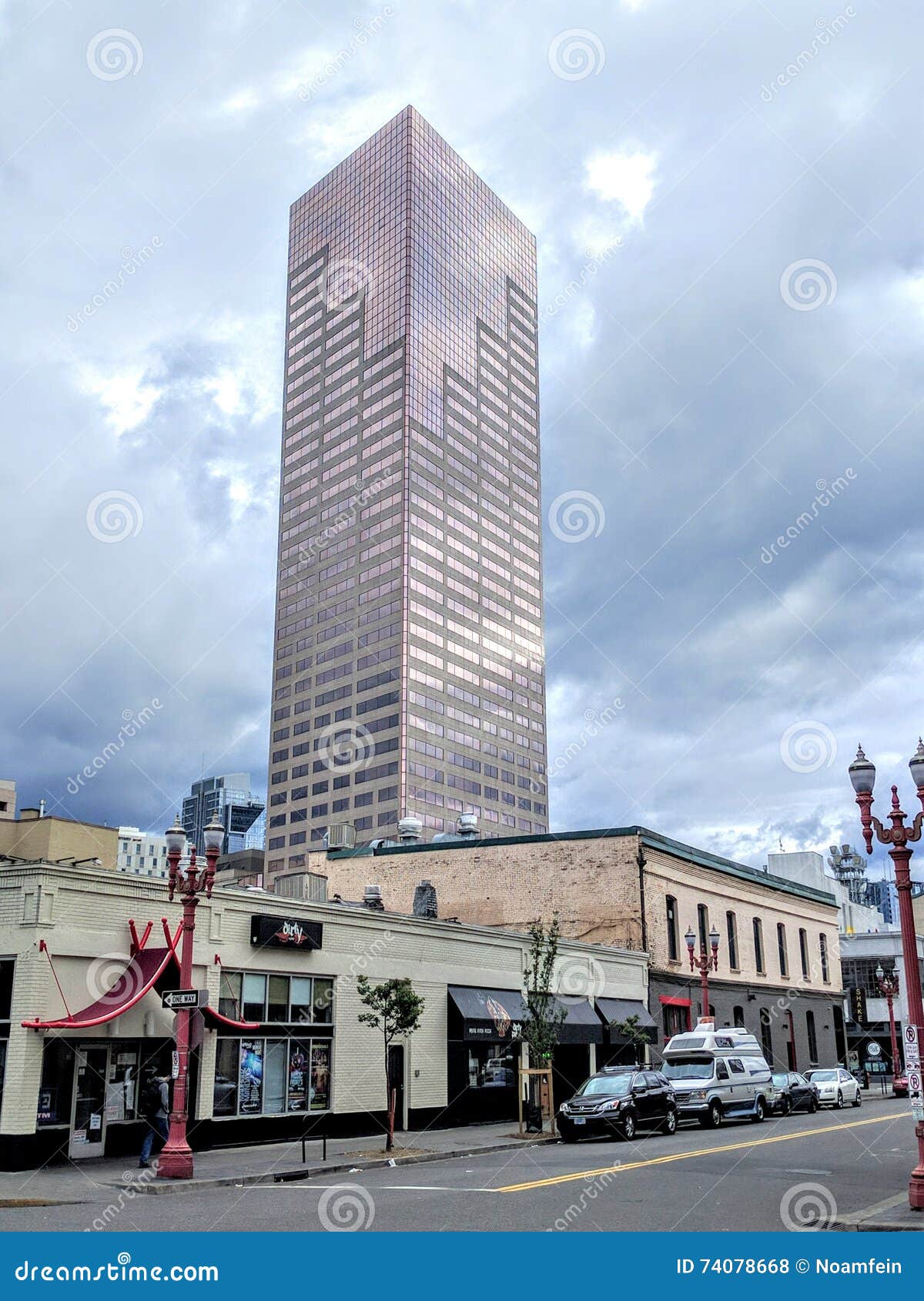 Downtown Portland editorial stock photo. Image of downtown - 74078668