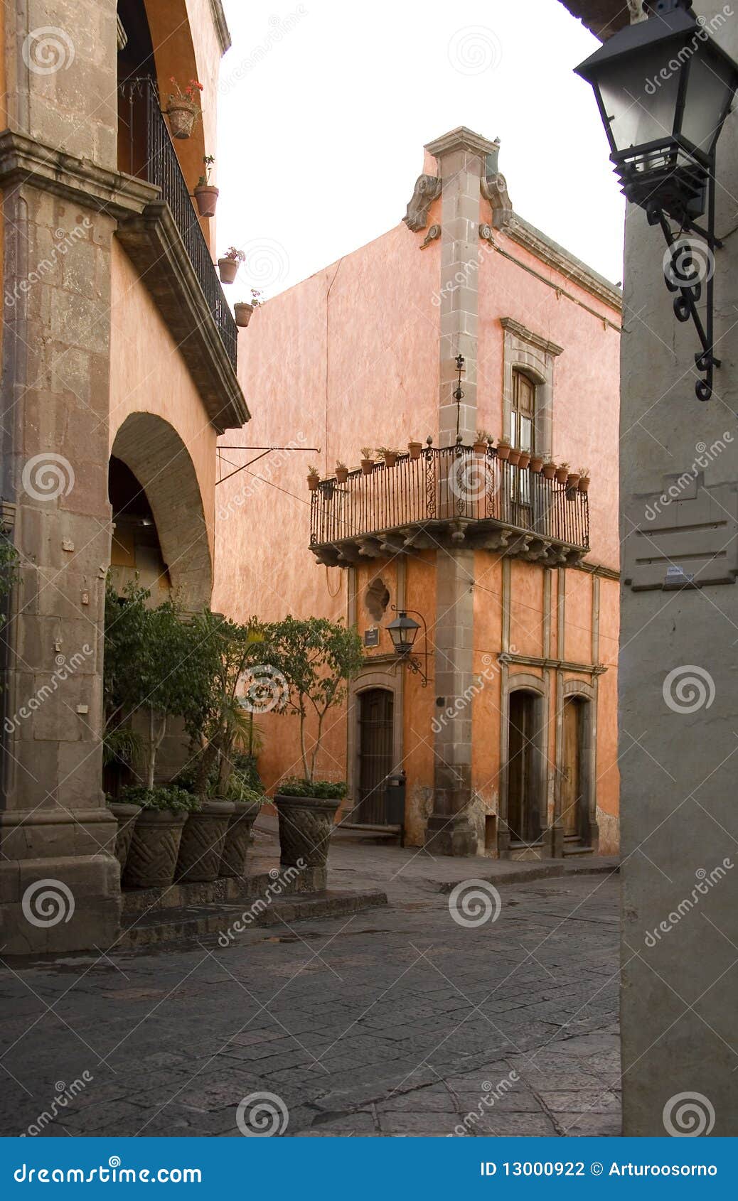 Downtown Queretaro stock photo. Image of queretaro, cornice - 13000922