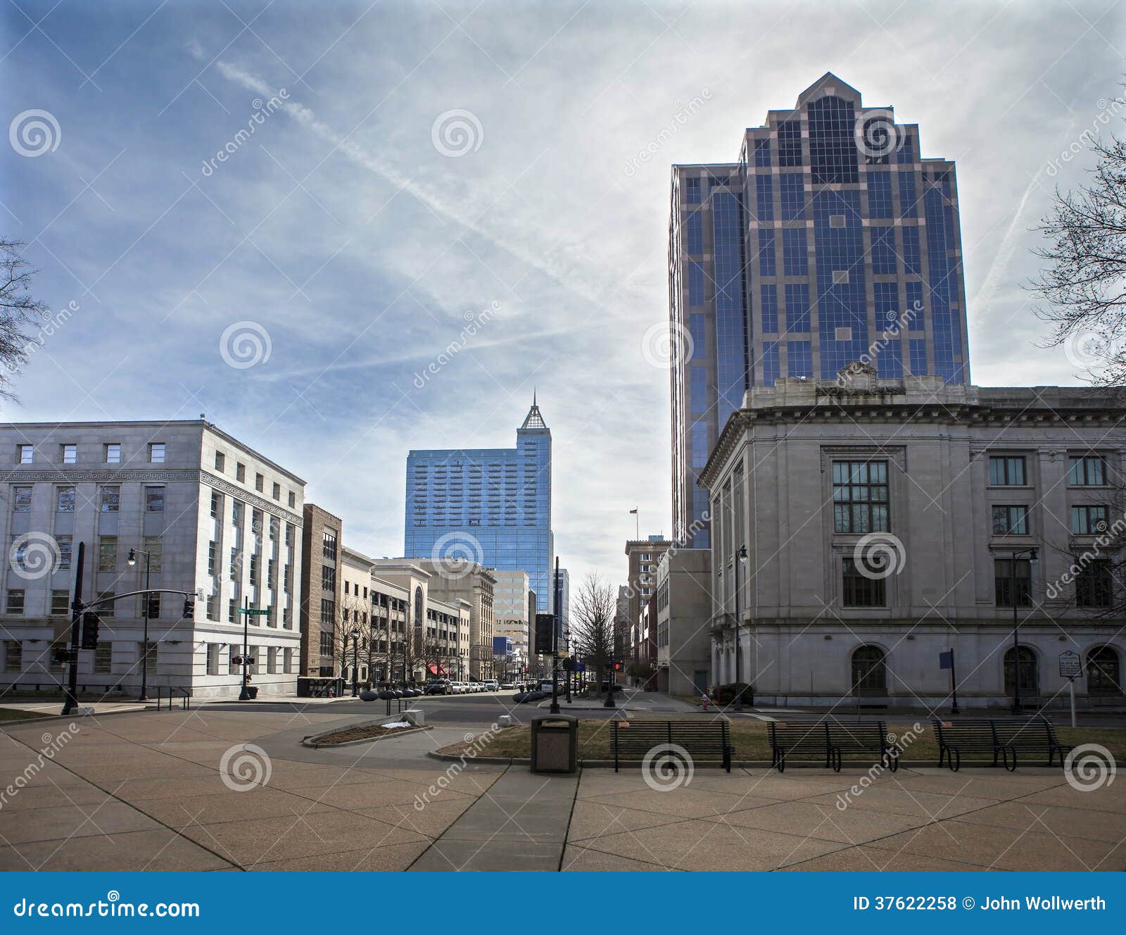 Downtown Raleigh Skyline From Dix Park Stock Photography ...