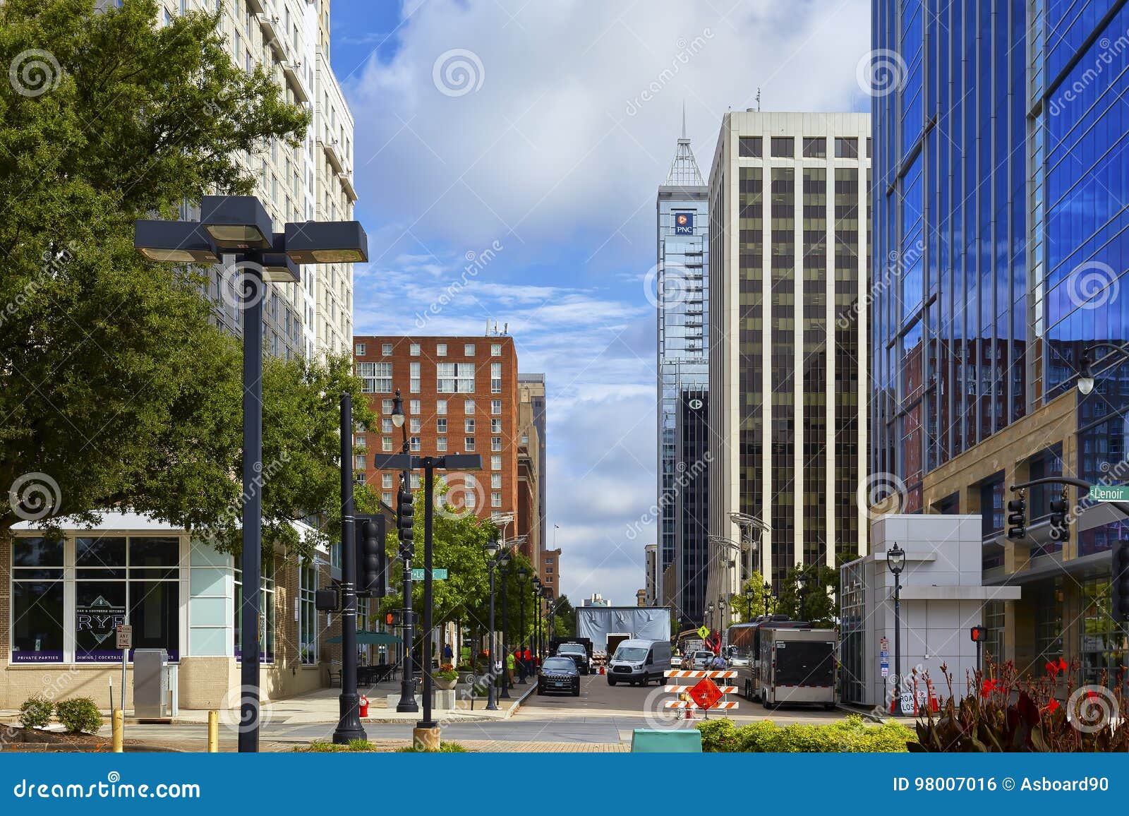 Downtown Raleigh, North Carolina Skyline Editorial Image ...
