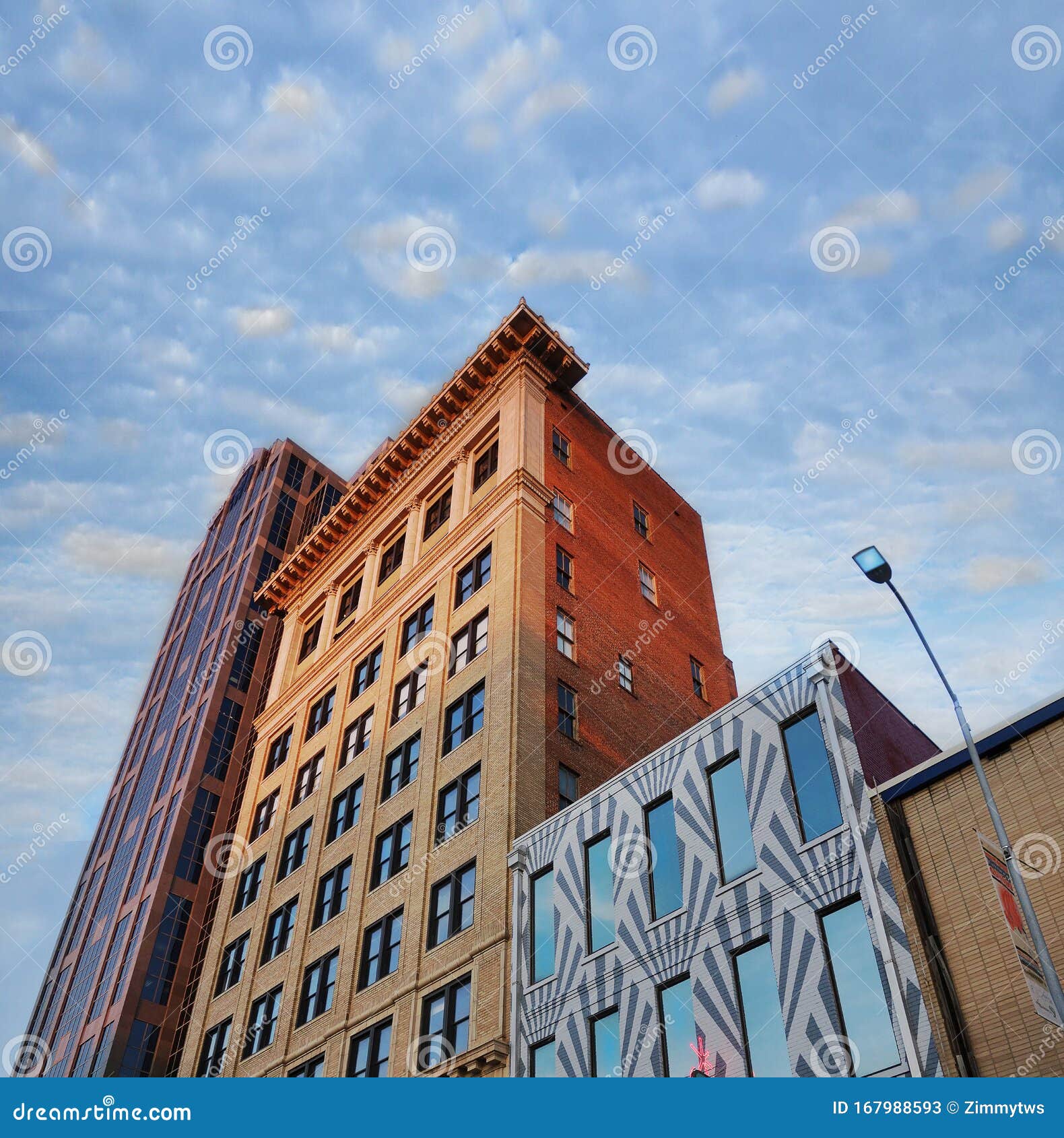 Downtown Raleigh view stock image. Image of buildings - 167988593