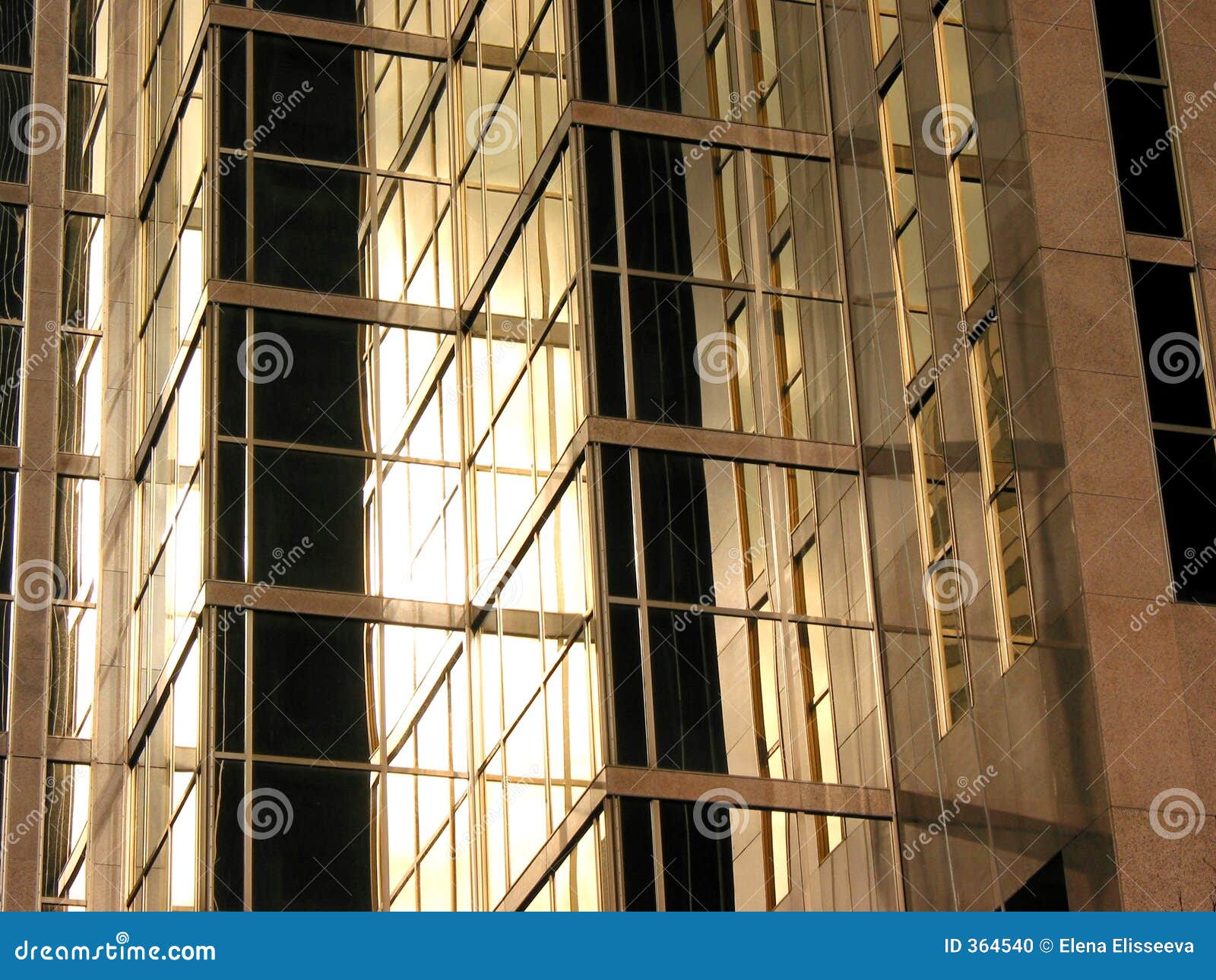 Downtown reflections 6 stock photo. Image of windows, window - 364540