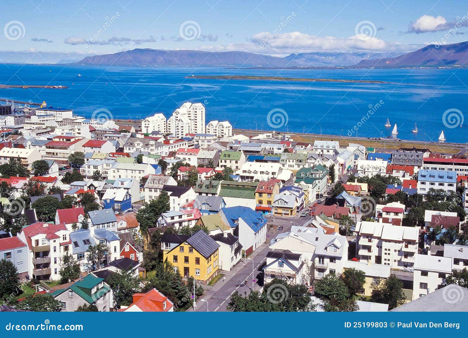 Downtown Reykjavik, Iceland Stock Image - Image of modern, iceland ...