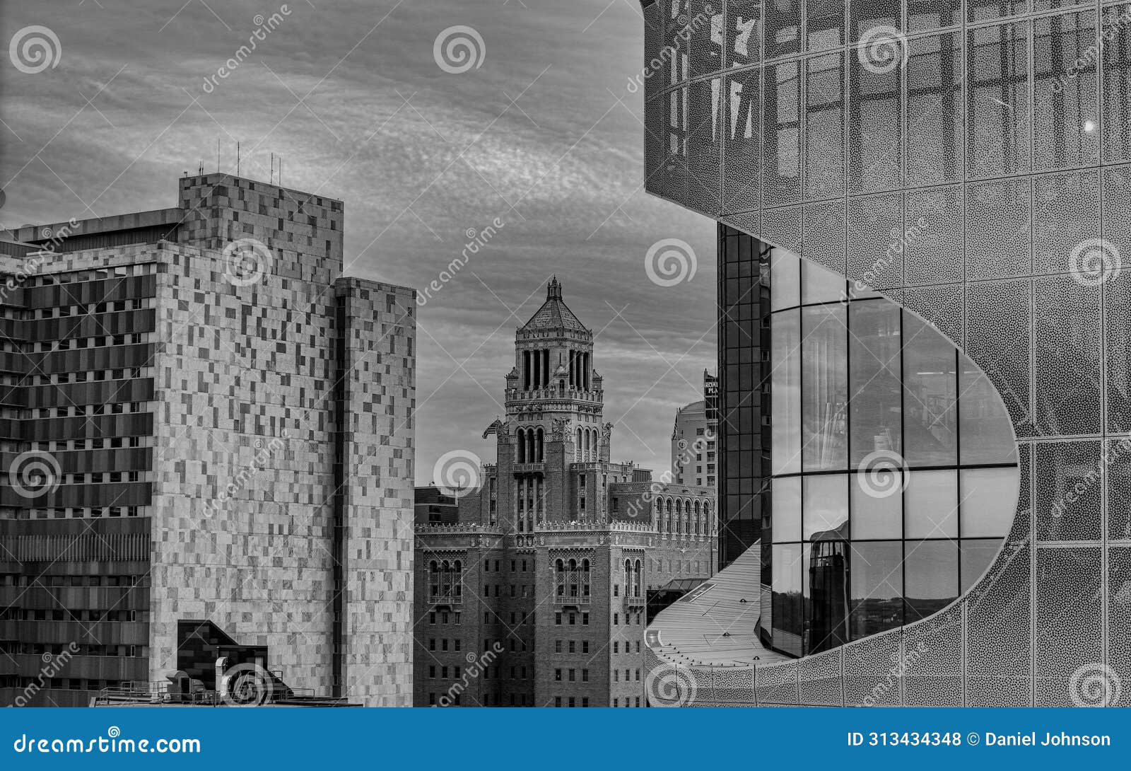 Downtown Rochester stock photo. Image of minnesota, rochester - 313434348
