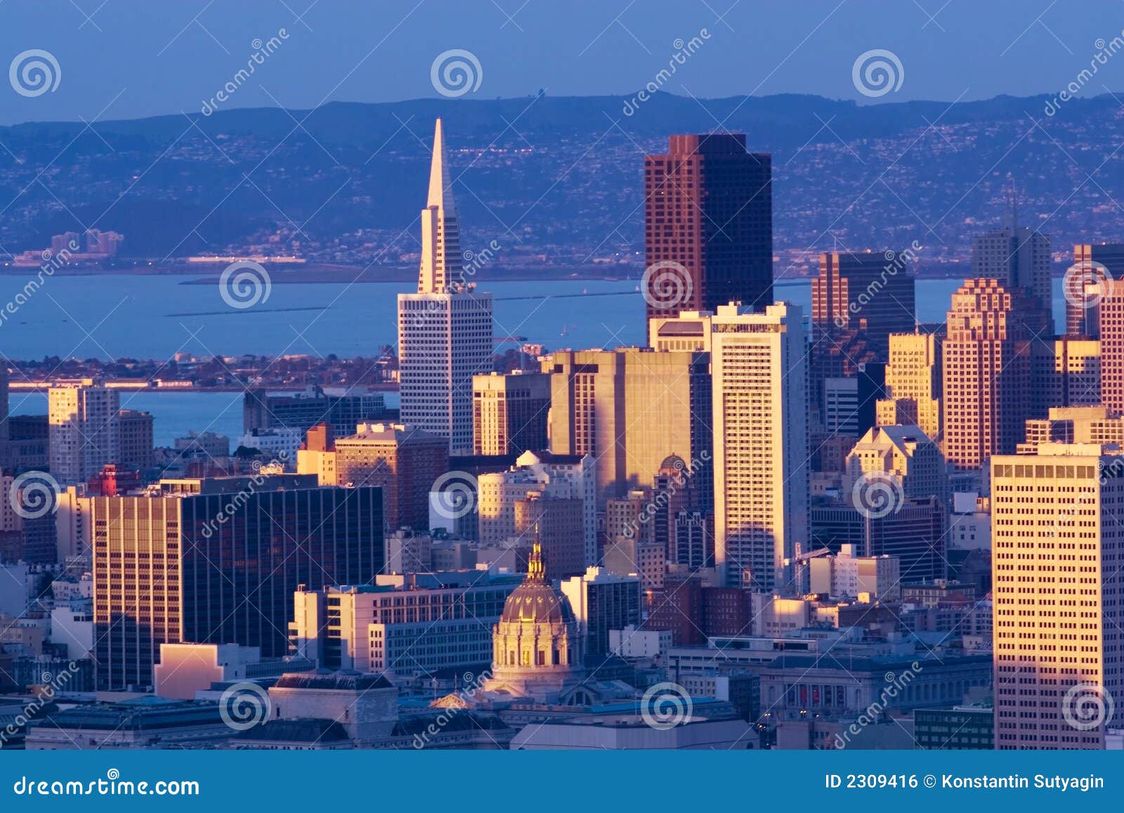 Downtown San Francisco stock photo. Image of district - 2309416