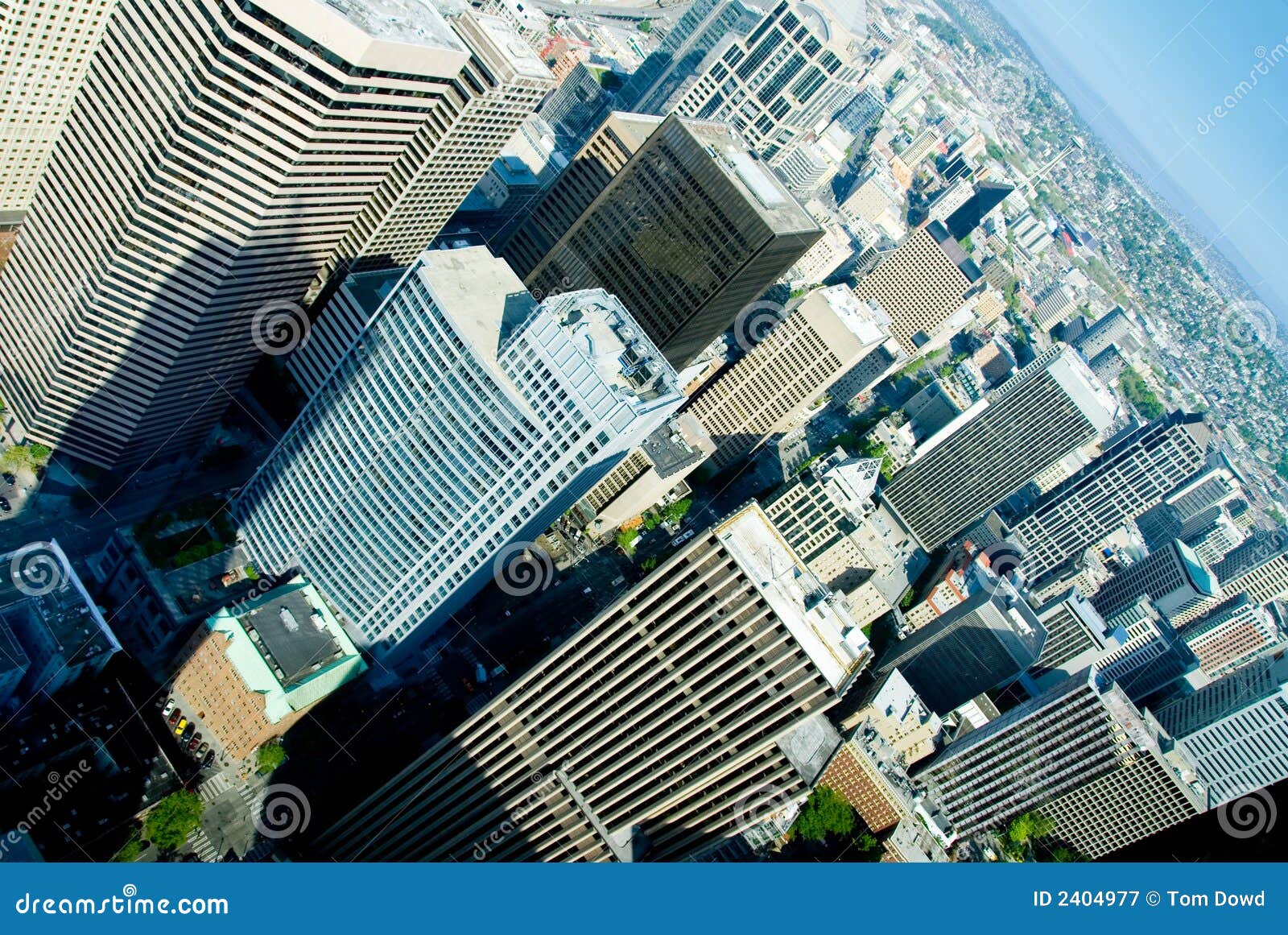 Downtown Seattle Bank Building Architecture Stock Photography ...