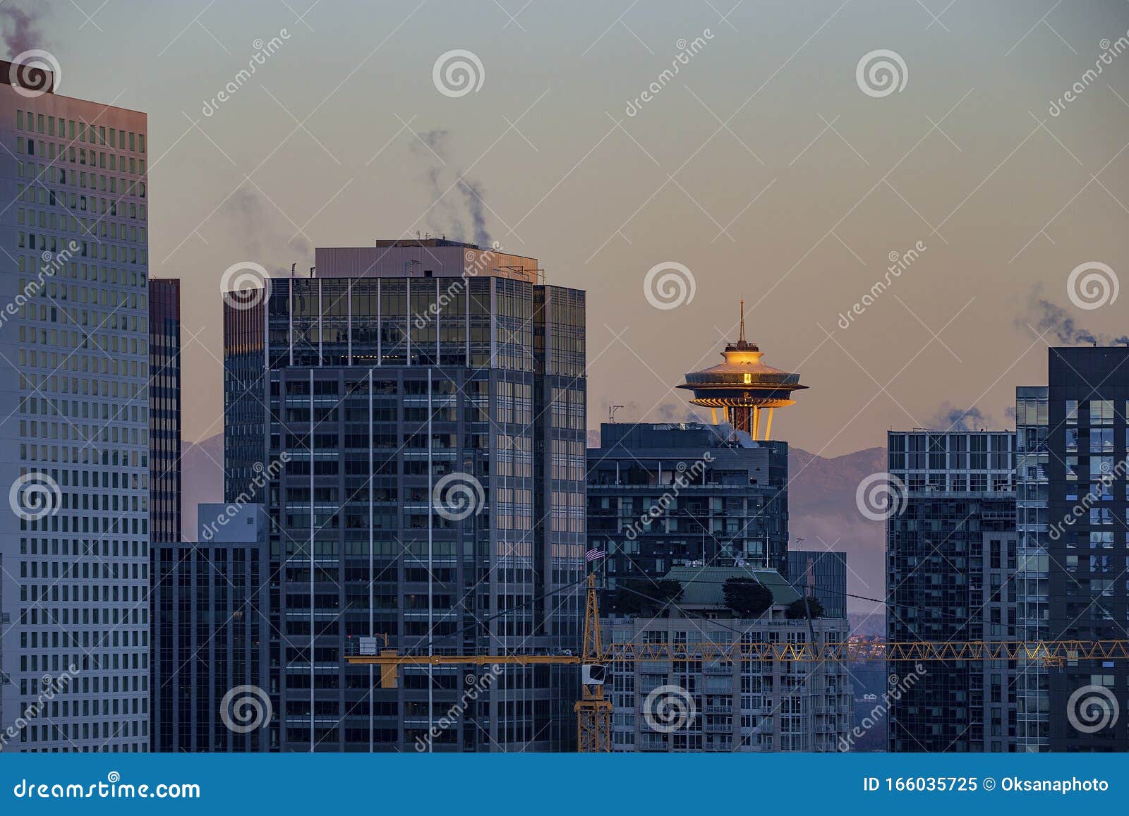 Downtown of Seattle with Modern Highrise Buildings, WA Editorial Image ...