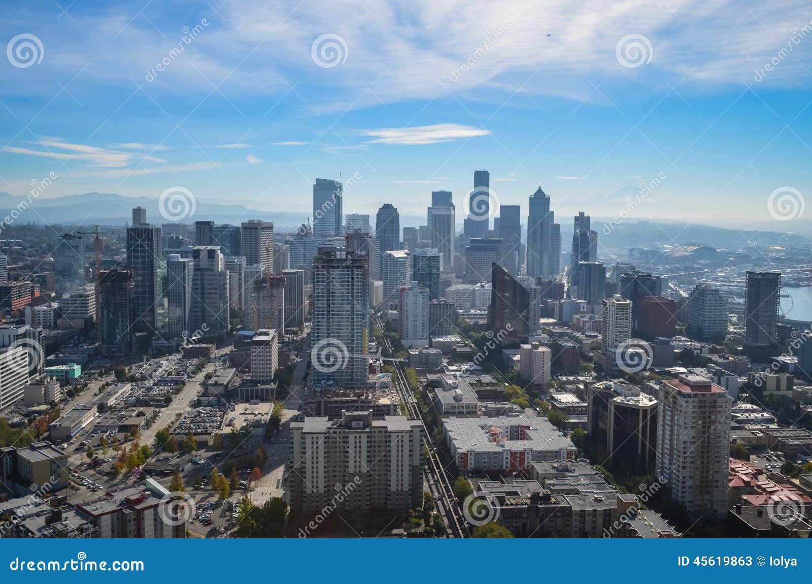 Downtown Seattle stock image. Image of culture, city - 45619863