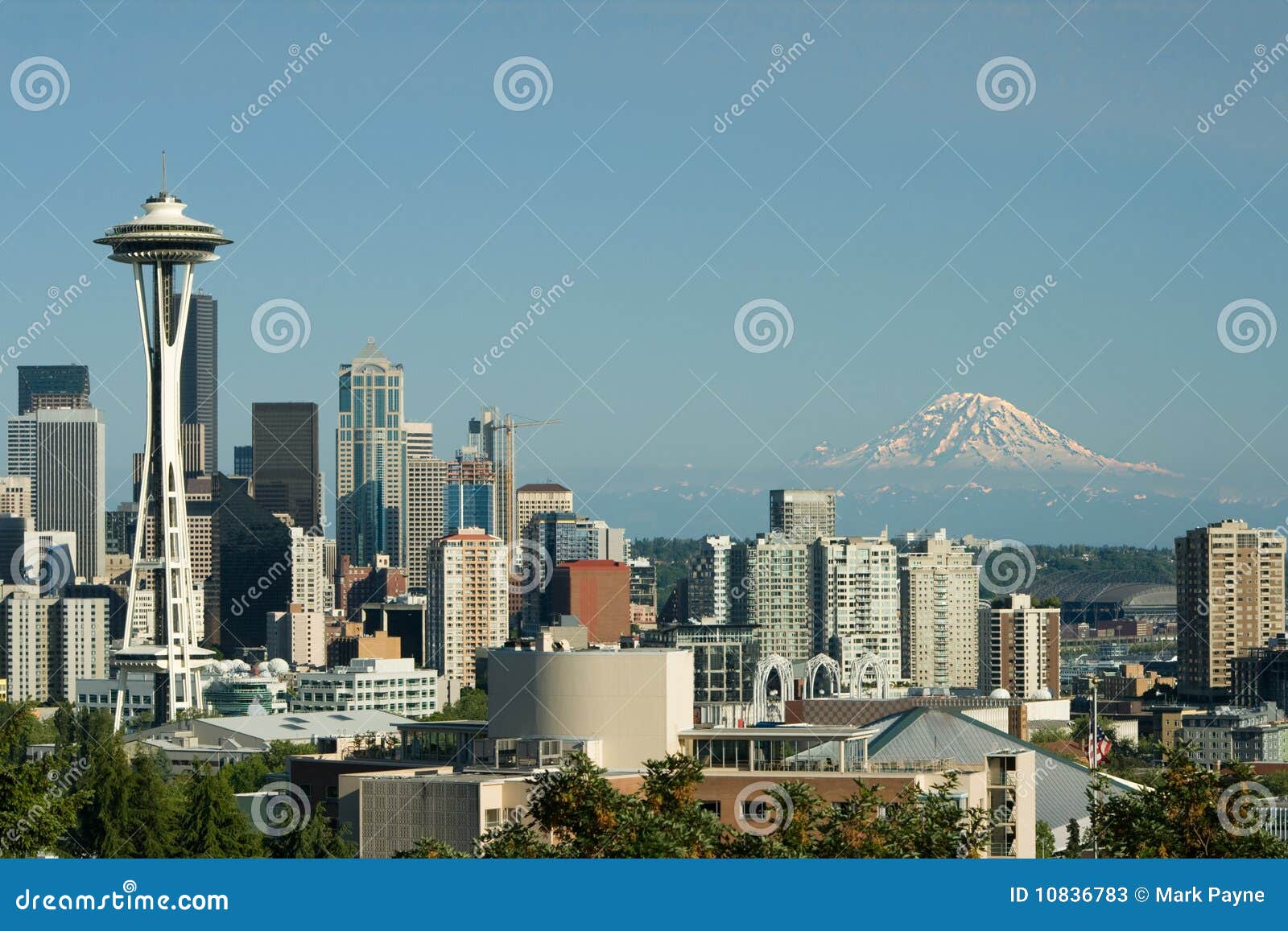 Mount Rainier Space Needle