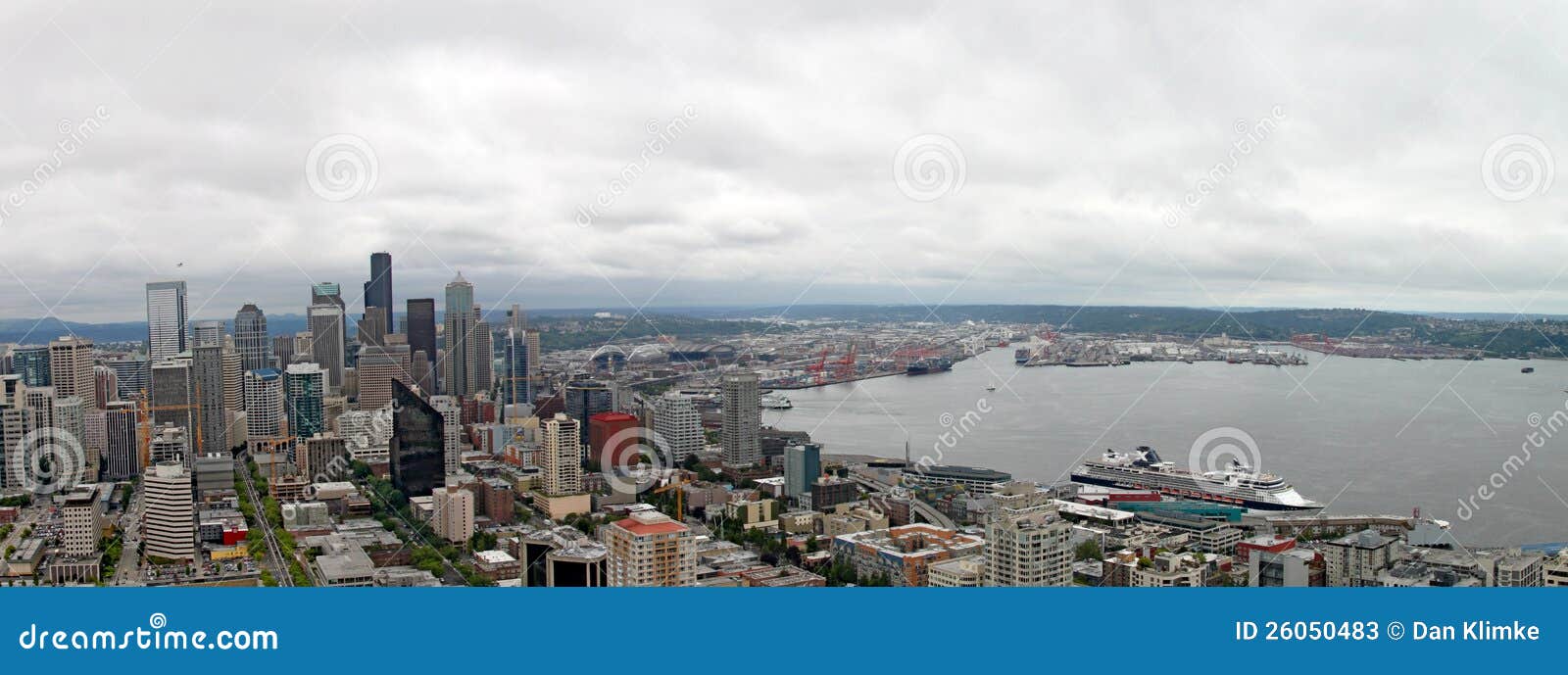 Downtown Seattle Washington Panorama Stock Image - Image of northwest ...