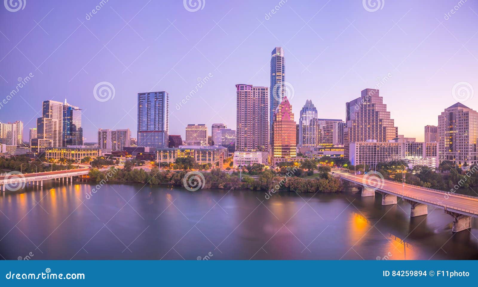 Downtown Skyline of Austin, Texas Stock Photo - Image of scenic ...