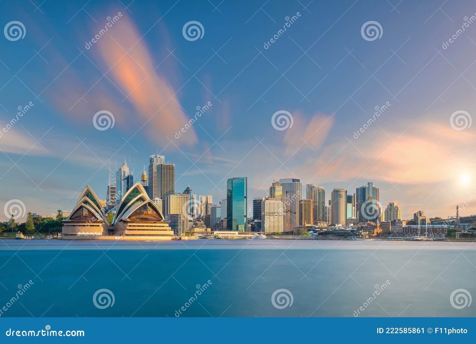 Downtown Sydney Skyline in Australia from Top View Stock Image - Image ...