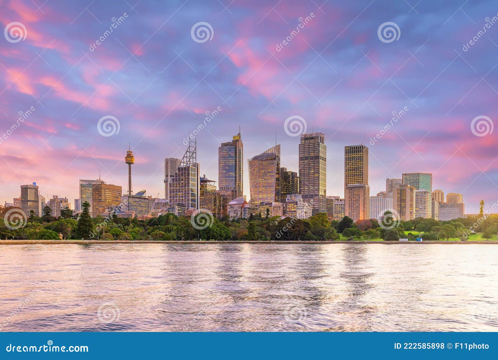Downtown Sydney Skyline in Australia from Top View Stock Photo - Image ...