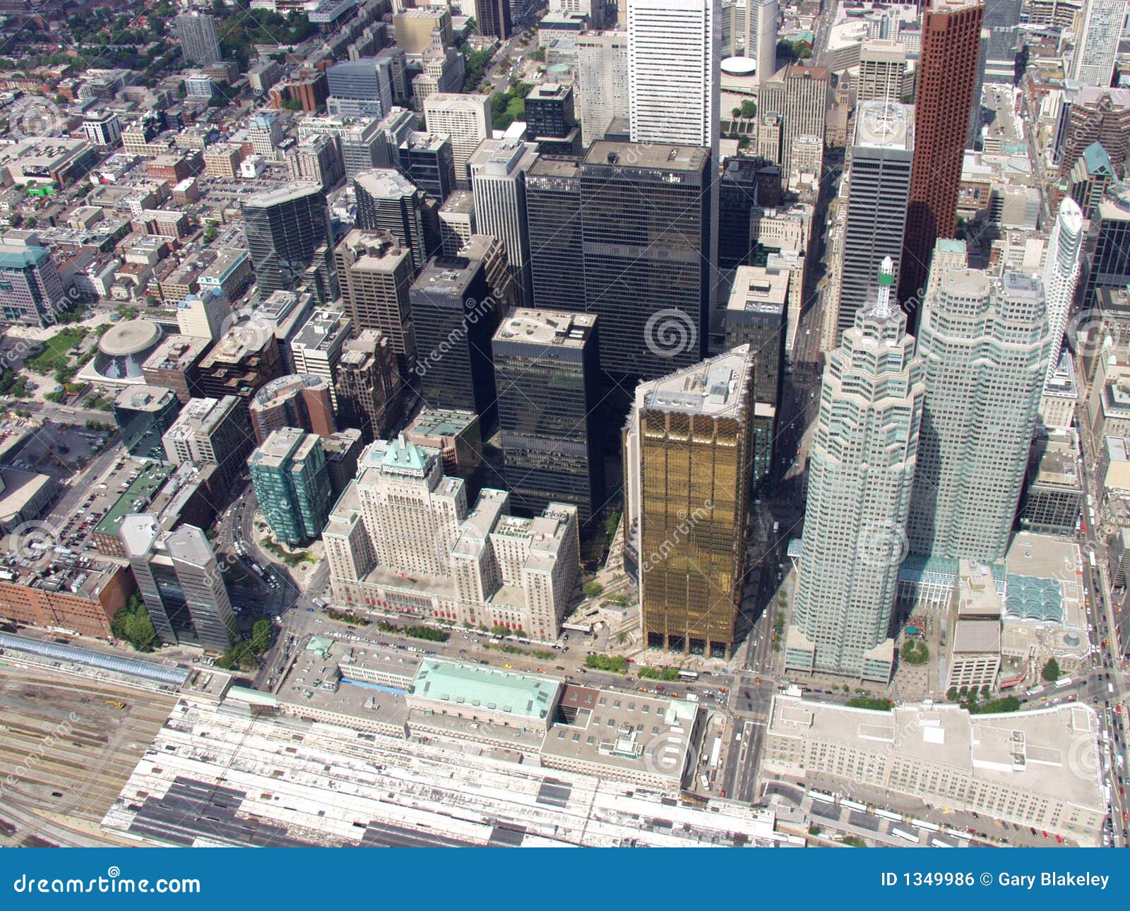 Downtown Toronto 2 stock photo. Image of landscape, cntower - 1349986