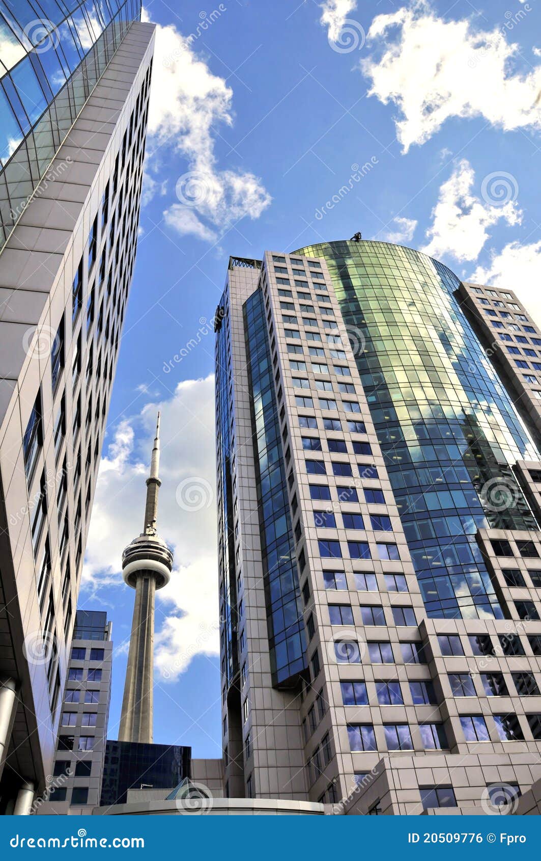 Downtown Toronto Modern Buildings Editorial Image | CartoonDealer.com ...