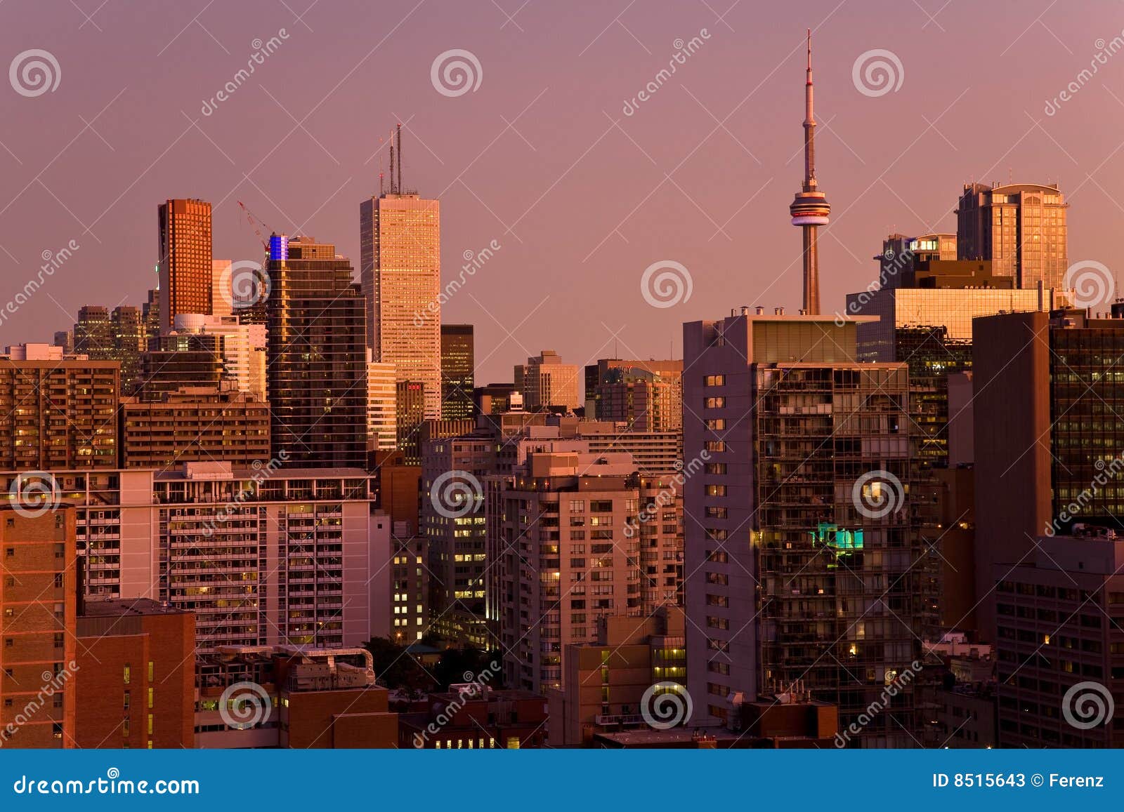 Downtown Toronto stock image. Image of tall, american - 8515643
