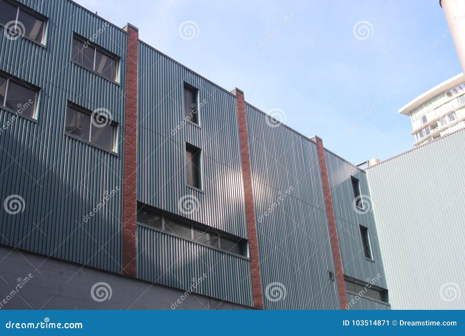 Downtown Vancouver Architecture Abstract Shot Stock Image - Image of ...