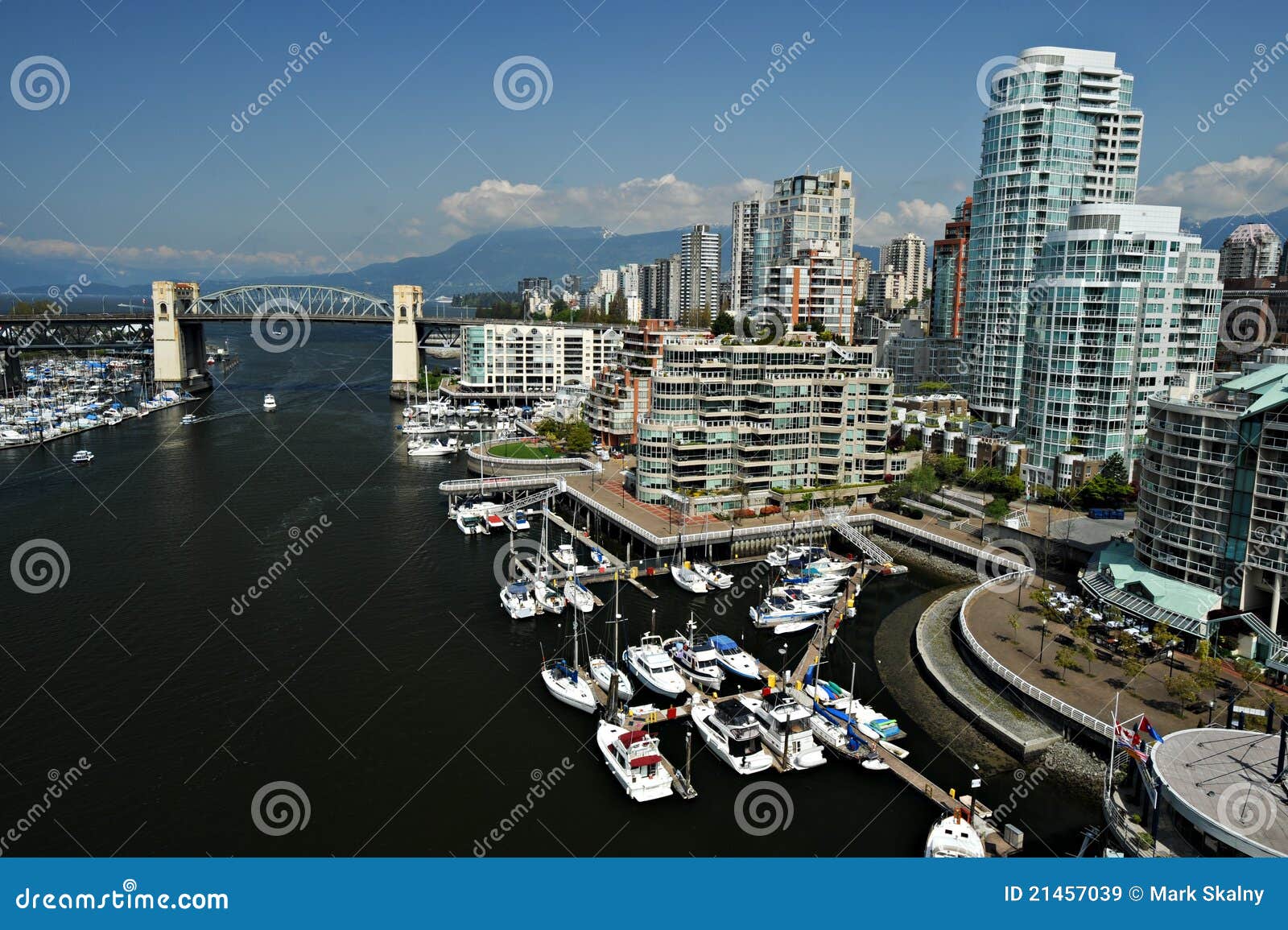 Downtown Vancouver Waterfront, BC, Canada Stock Image - Image of street ...