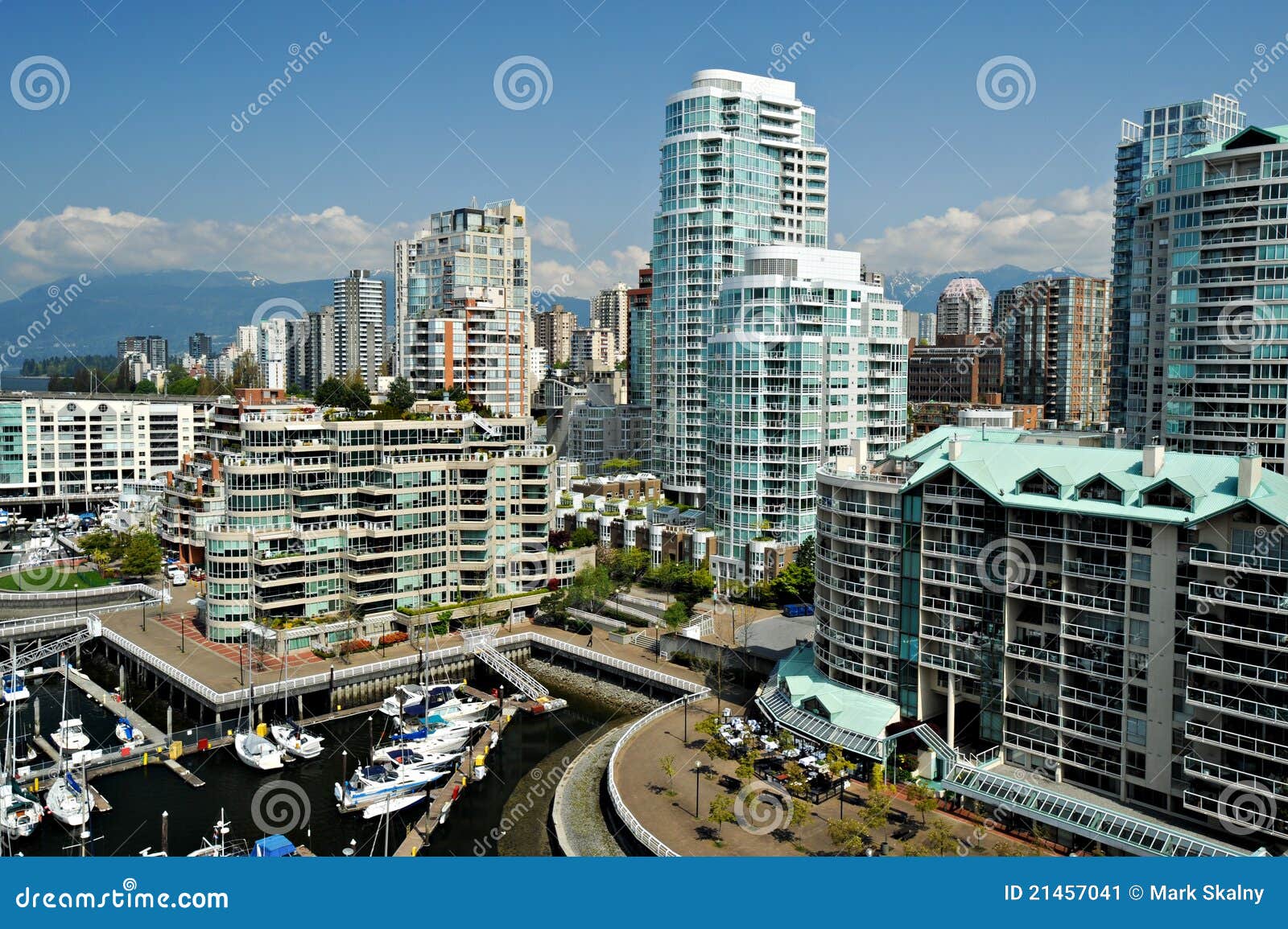 Downtown Vancouver Waterfront, BC, Canada Stock Image - Image of ...