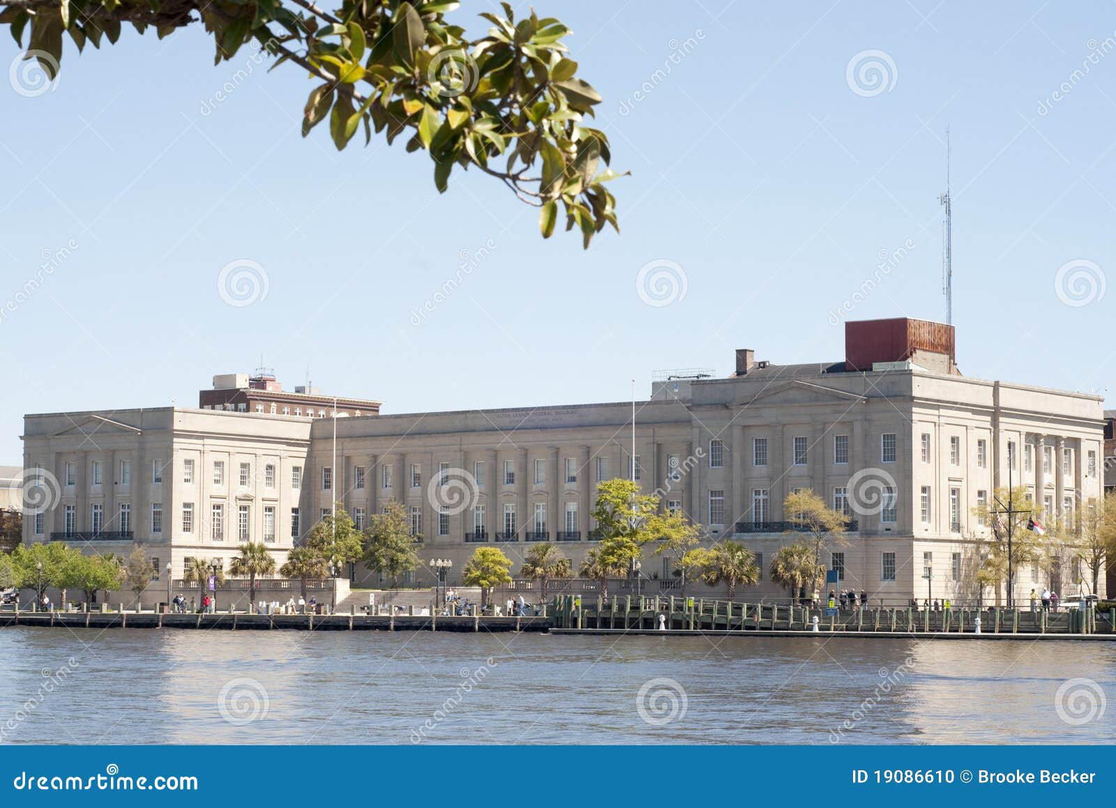 Downtown Wilmington, NC Government Building Stock Photo - Image of ...