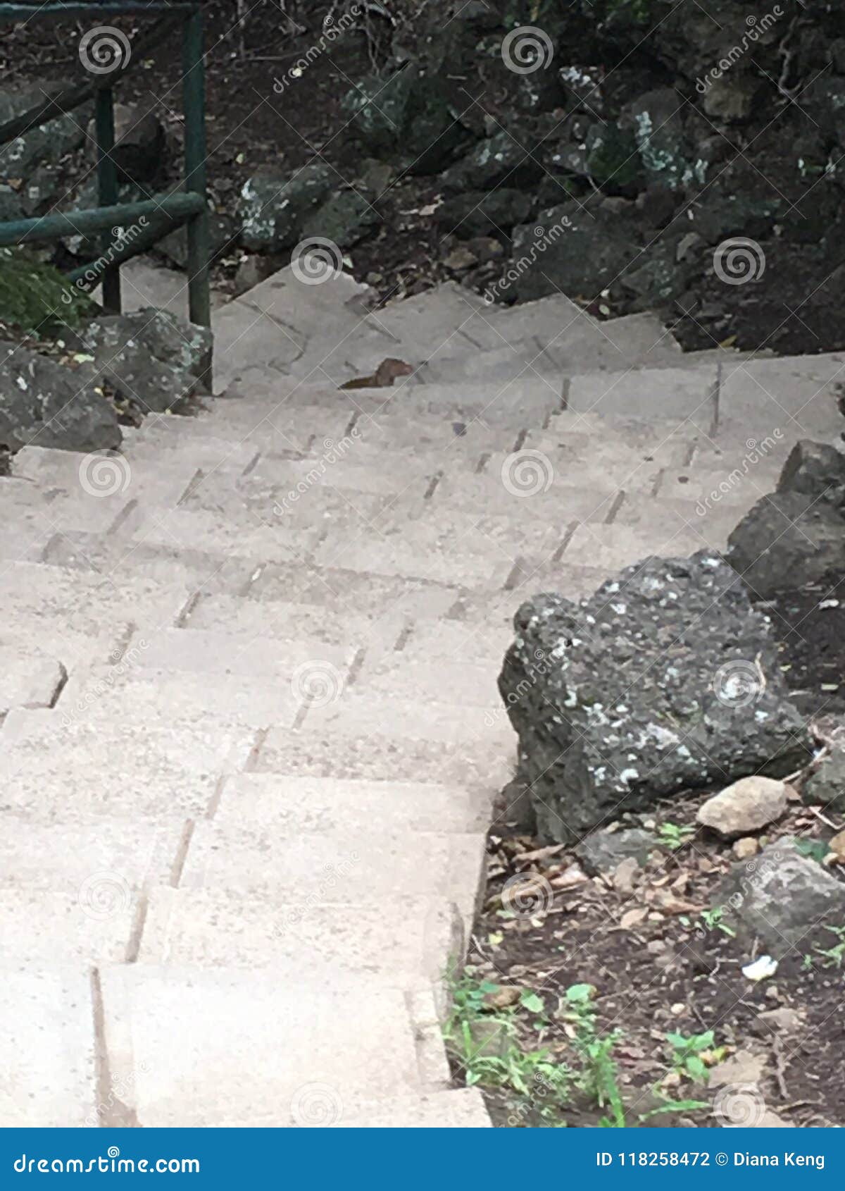 Downward stairs stock photo. Image of downward, railing - 118258472