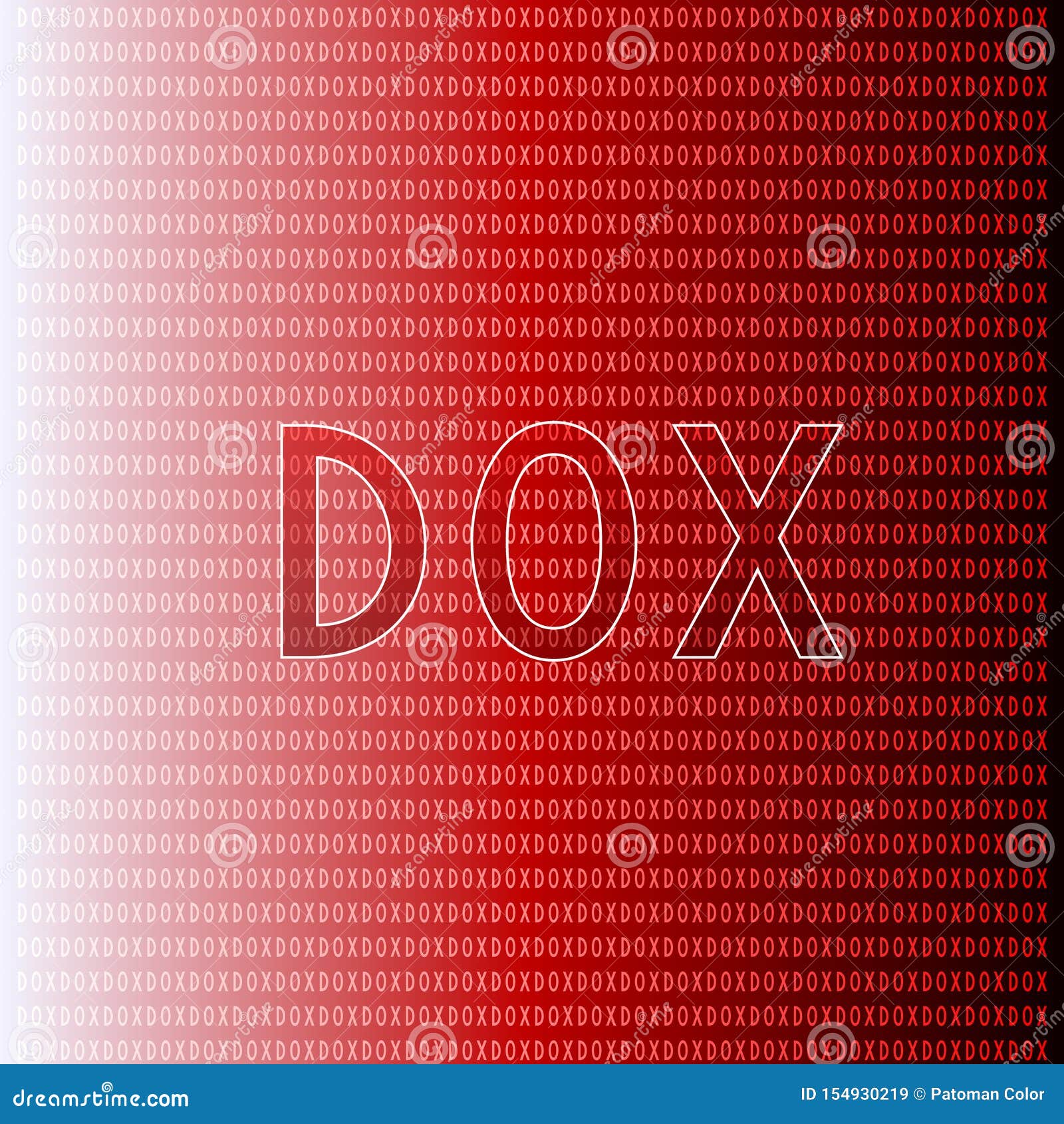 Dox matrix graphic red stock illustration. Illustration of danger ...