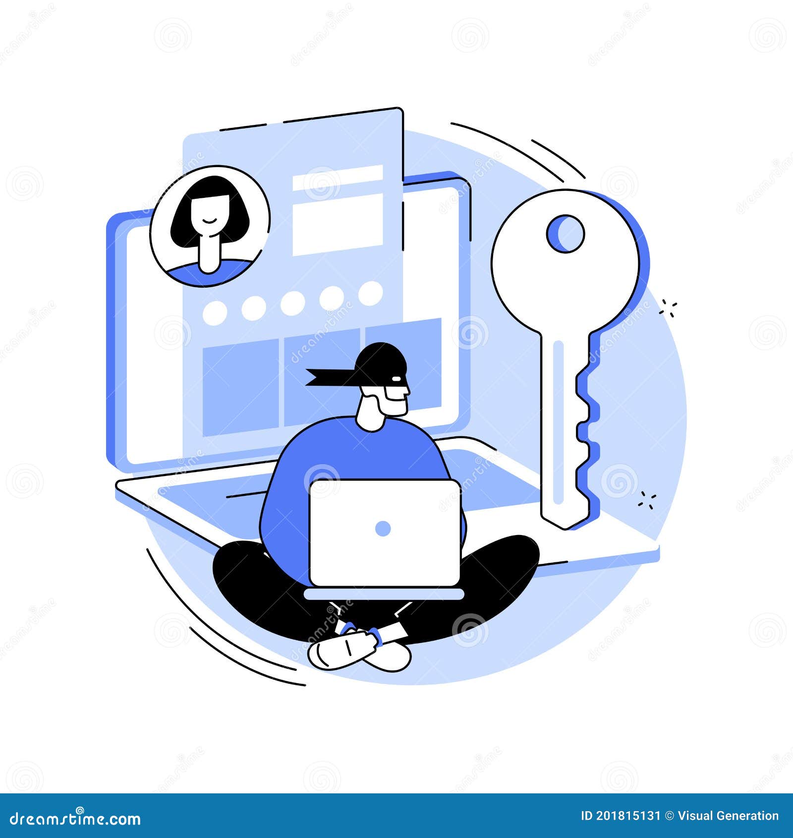 Doxing Abstract Concept Vector Illustration. Stock Vector ...