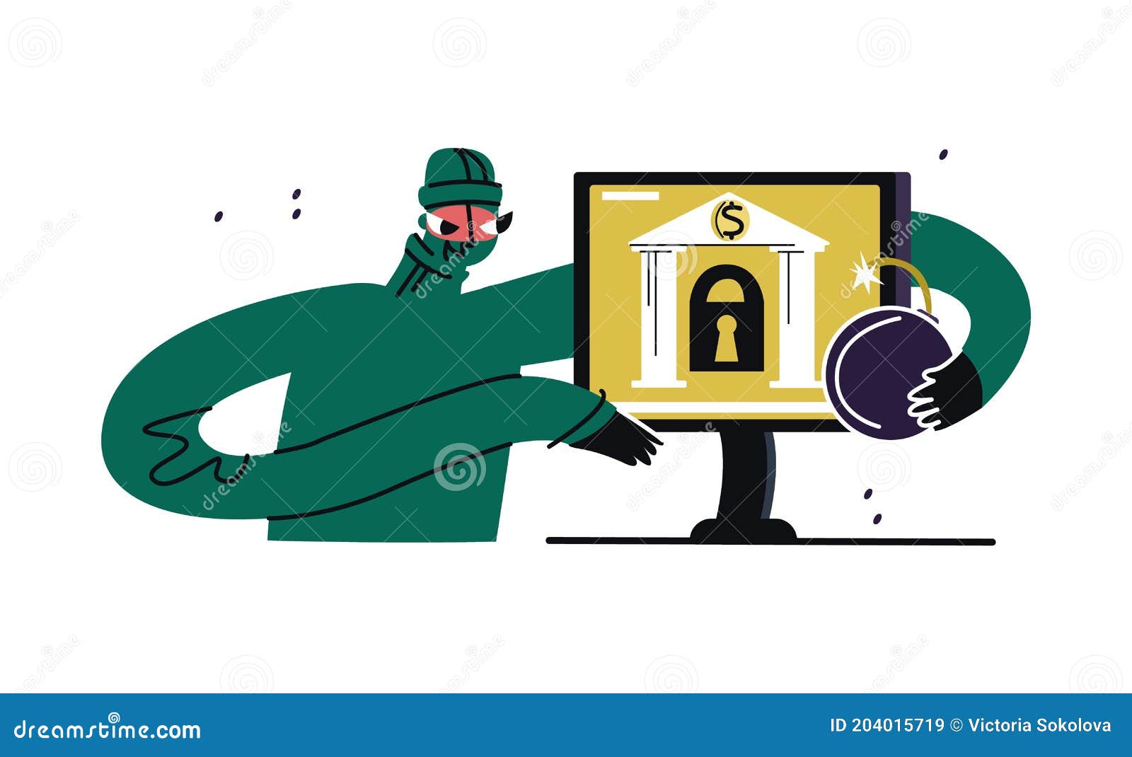 Doxing, Cyber Security, Software Stock Illustration - Illustration of ...