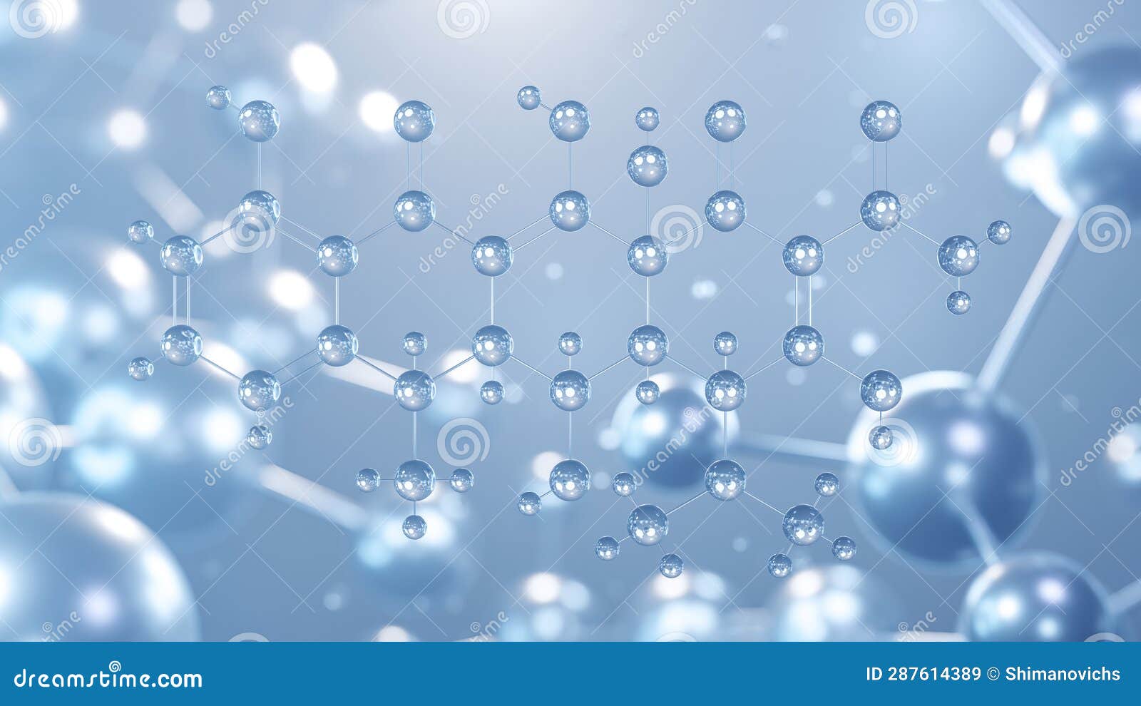 Doxycycline Molecular Structure 3d, Flat Model, Broad-spectrum ...