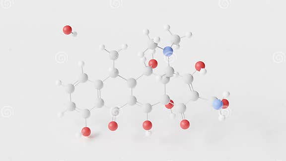 Doxycycline Molecule 3d, Molecular Structure, Ball and Stick Model ...