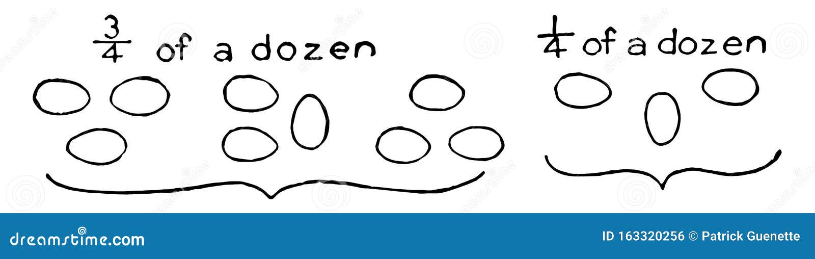 Drawing Of A Dozen Eggs Stock Illustration | CartoonDealer.com #230636158