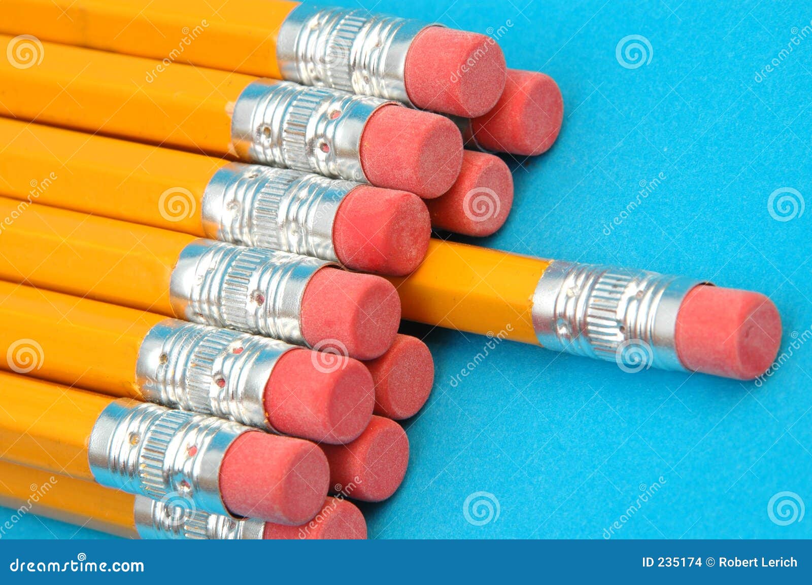Dozen New Pencils Stock Images - Image: 235174
