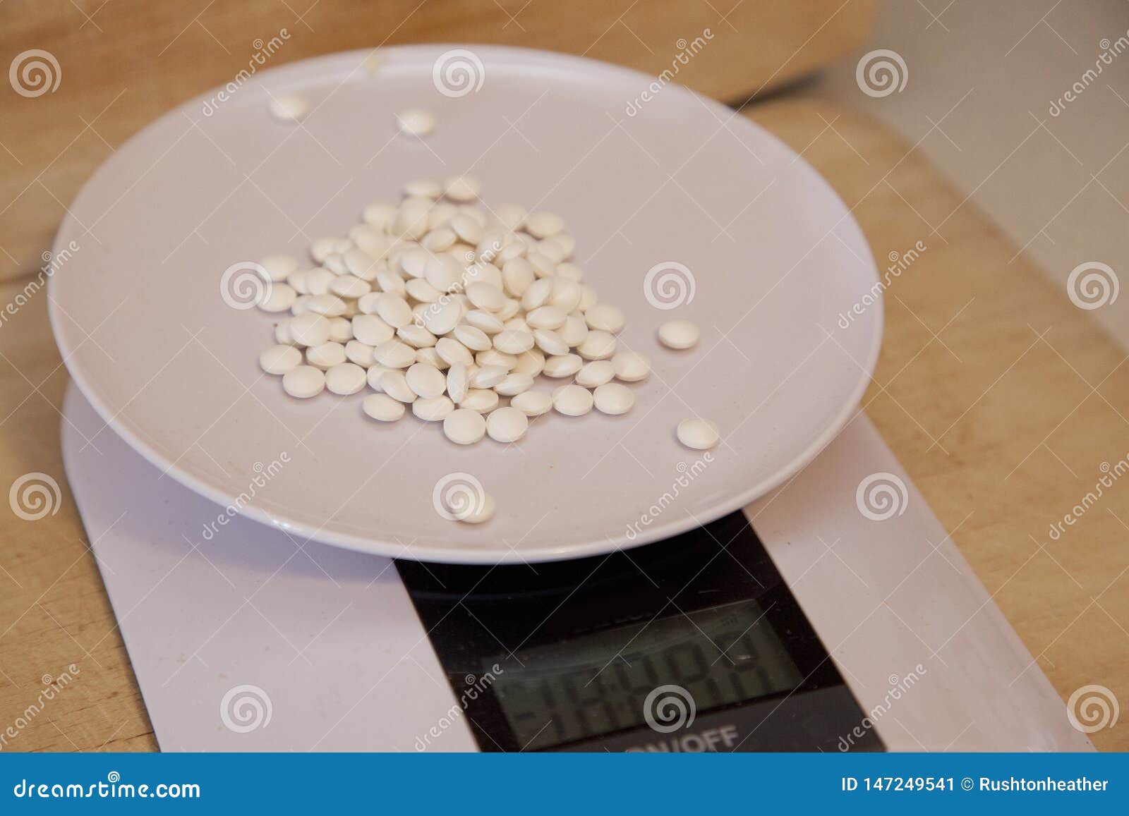 Weighing Medication on Scale Stock Image - Image of pharmacy, dozens ...
