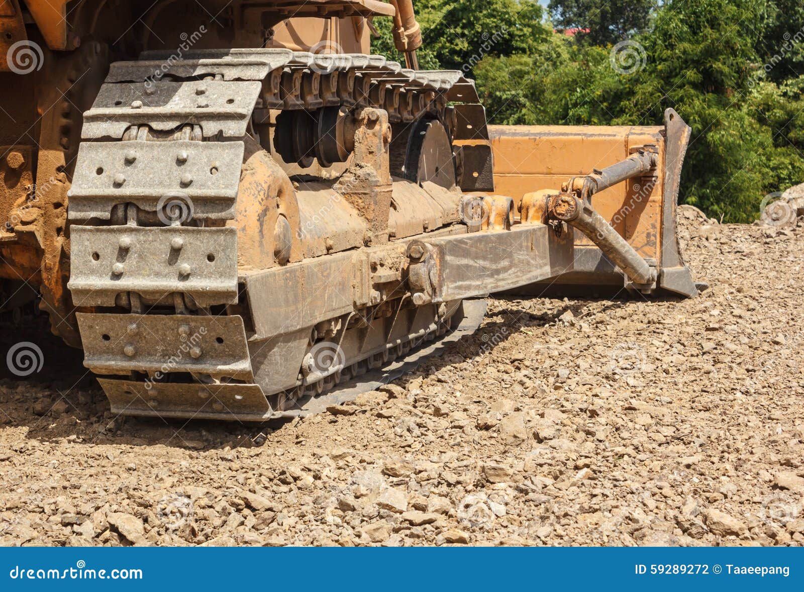 Dozer stock photo. Image of machine, activity, bucket - 59289272