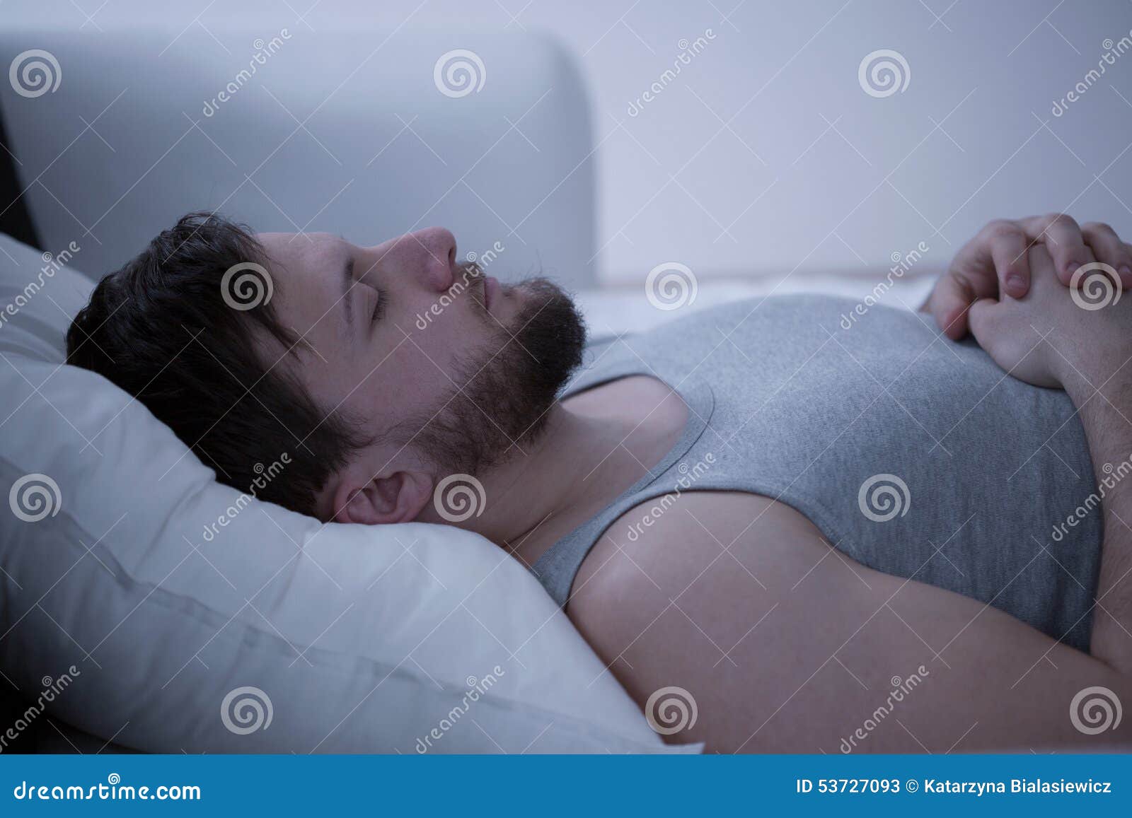 Dozing man stock image. Image of bedroom, close, sleep - 53727093