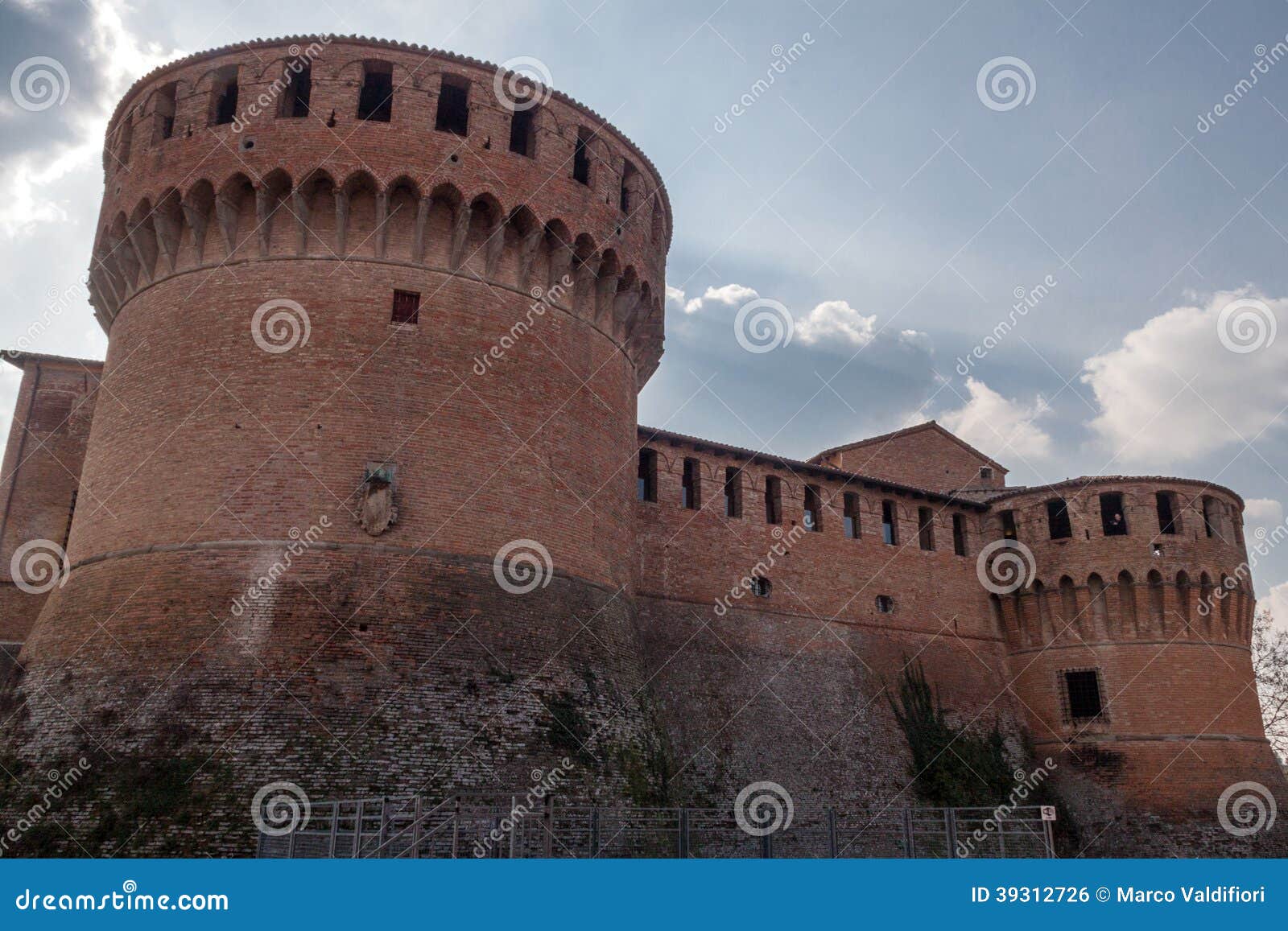 Dozza. Emilia-Romagna. Italy Stock Photo - Image of door, flowerpot ...