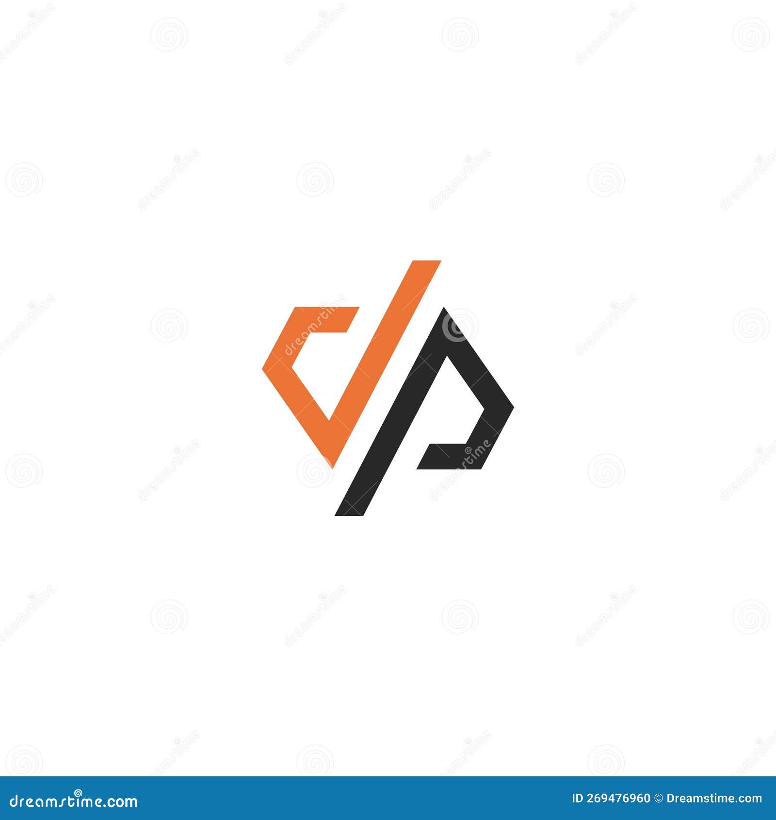 DP Logo Design. DP Icon Vecctor Illustration Stock Vector ...