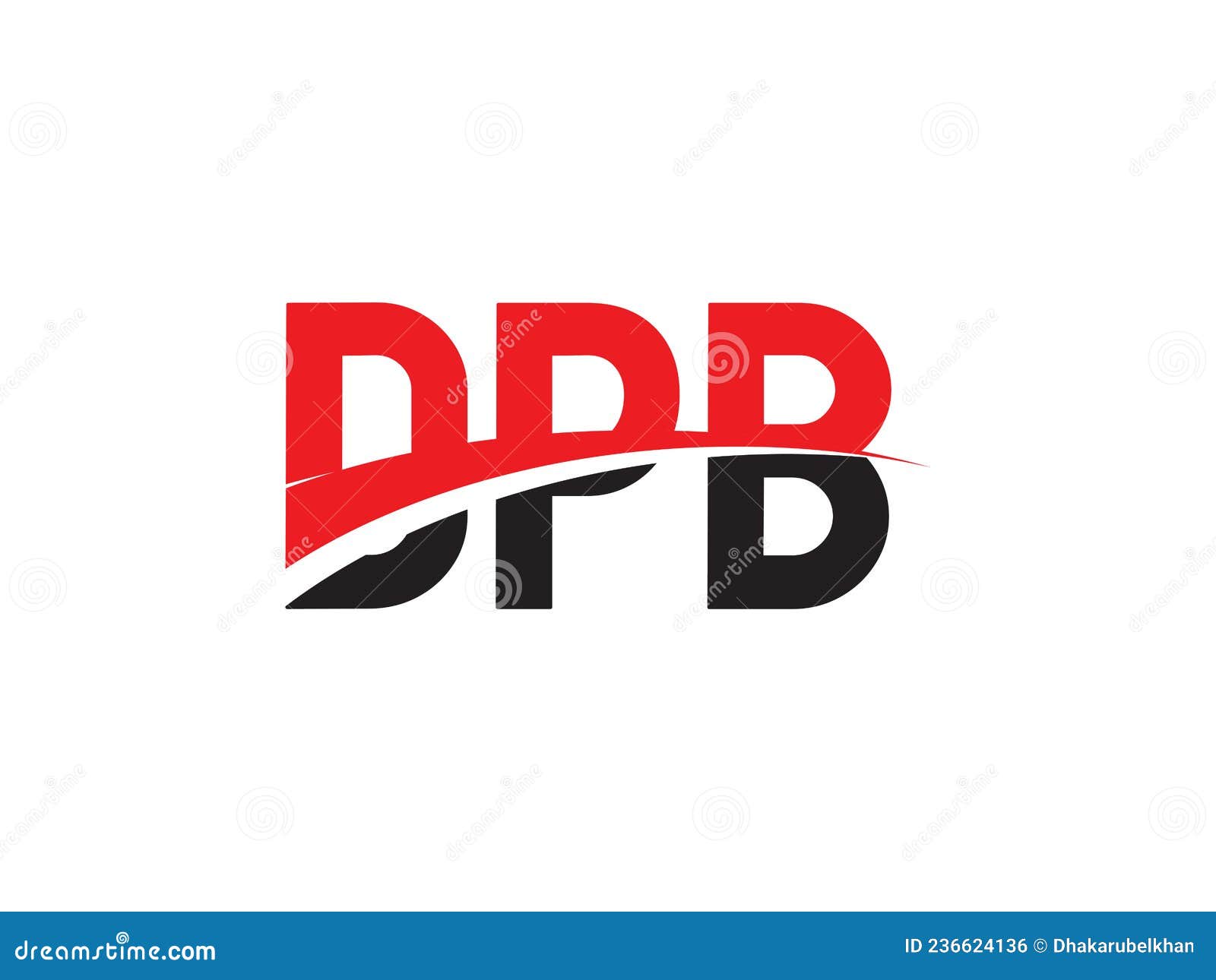 DPB Letter Initial Logo Design Vector Illustration Stock Vector ...