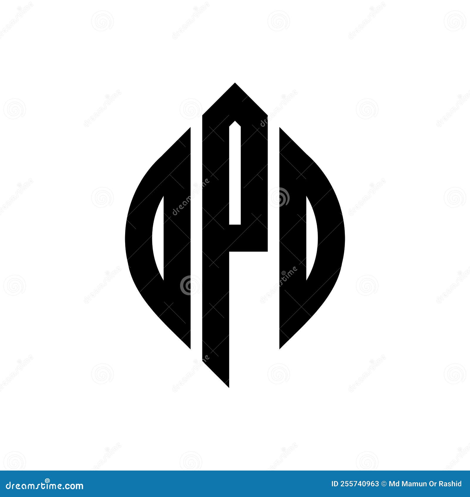 DPD Circle Letter Logo Design with Circle and Ellipse Shape. DPD ...