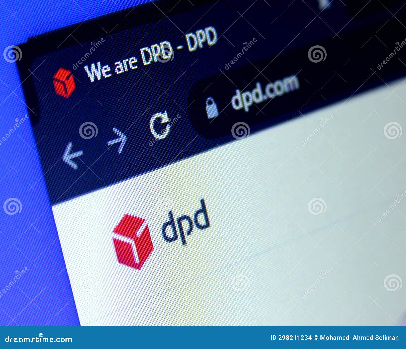 Dpd company logo editorial stock image. Image of cargo - 298211234