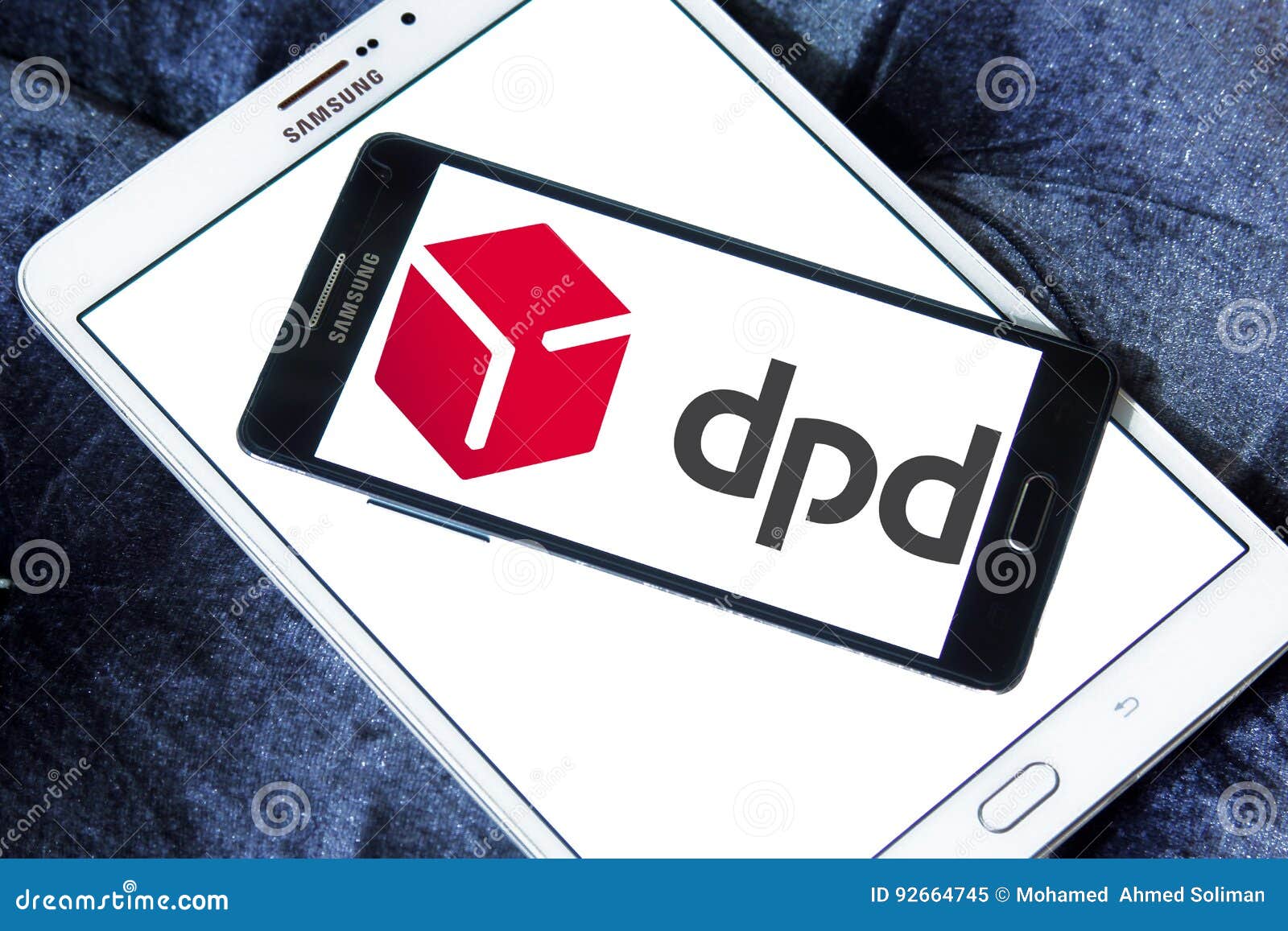 Delivery And Dynamic Loading Bar. Human Hand Activates Delivery Process ...