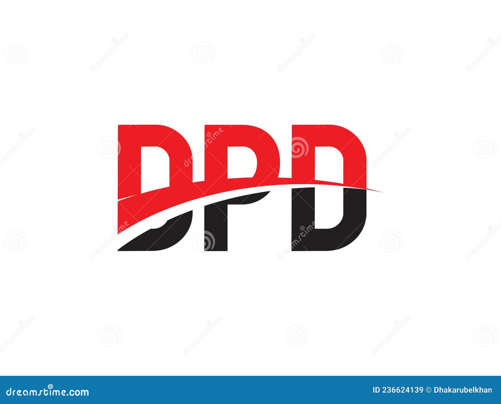 DPD Letter Initial Logo Design Vector Illustration Stock Vector ...