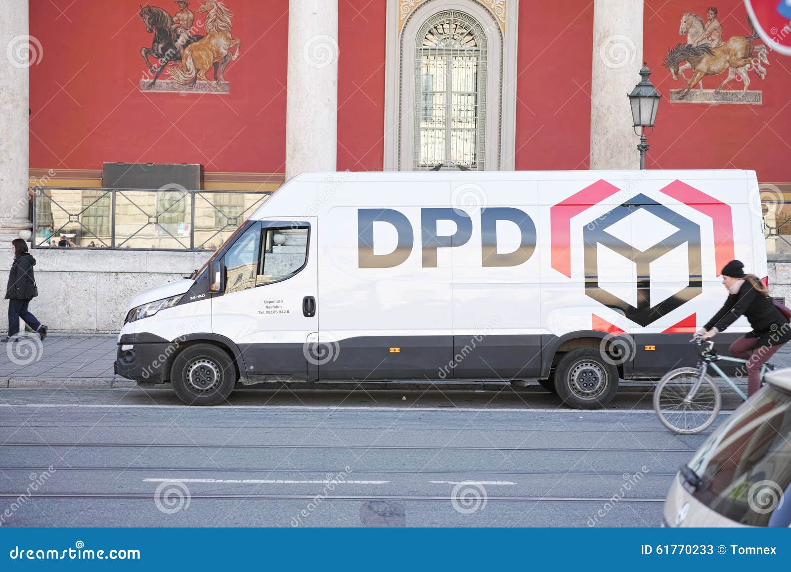 DPD truck editorial stock photo. Image of copy, street - 61770233