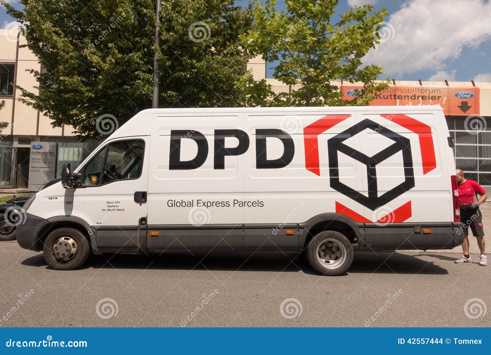 DPD Truck Editorial Image | CartoonDealer.com #42557444