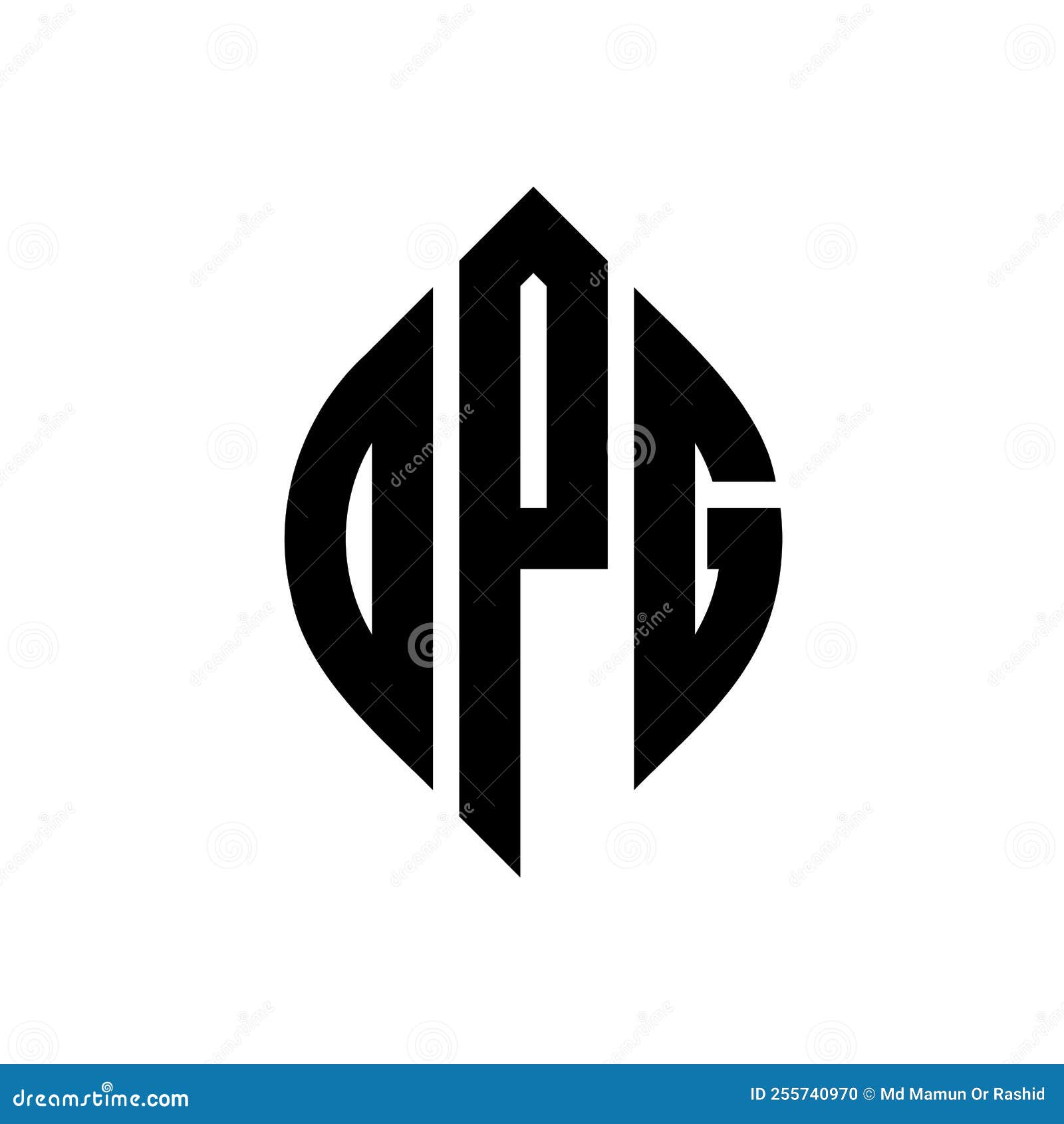 DPG Circle Letter Logo Design with Circle and Ellipse Shape. DPG ...