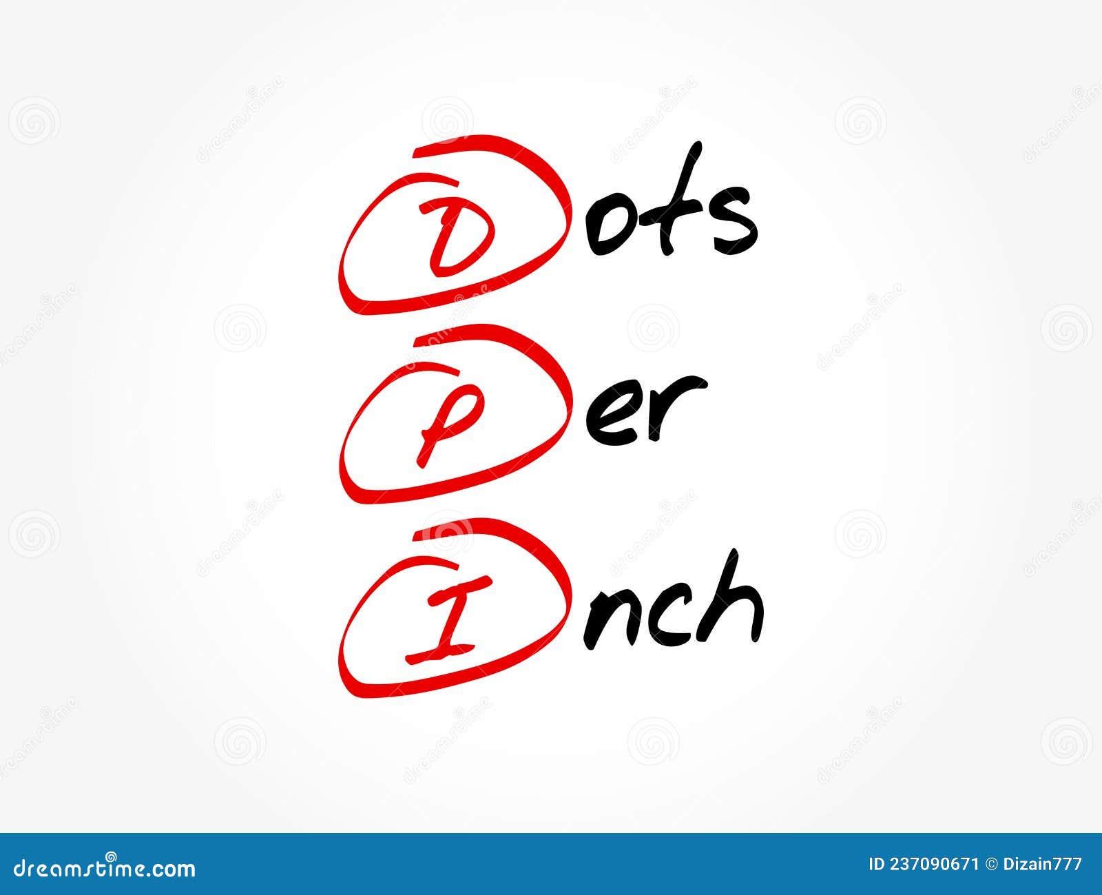 DPI - Dots Per Inch Acronym, Technology Concept Background Royalty-Free ...